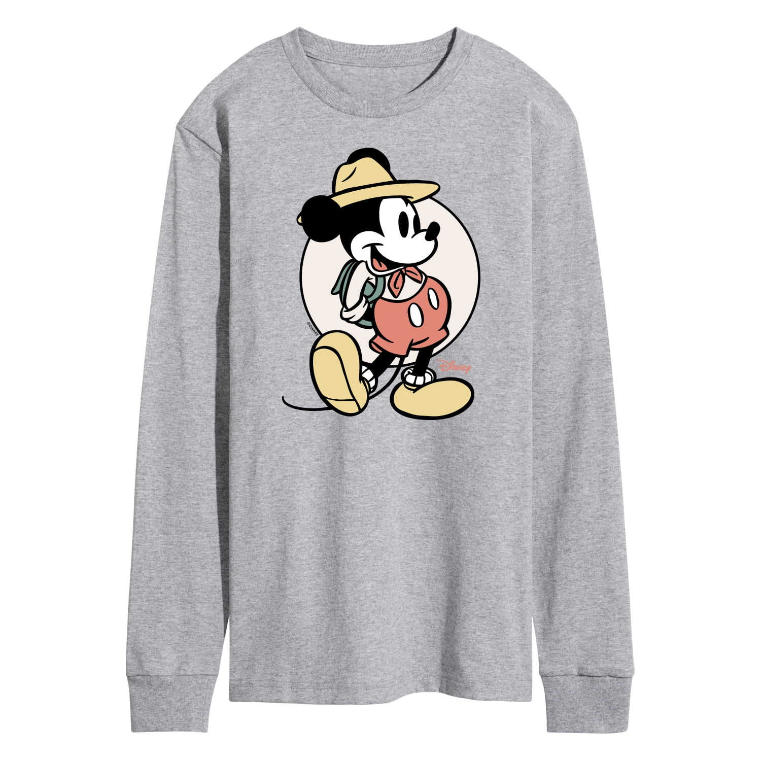 Disney - Mickey Mouse - Explorer Mickey - Men's Long Sleeve T-Shirt ...