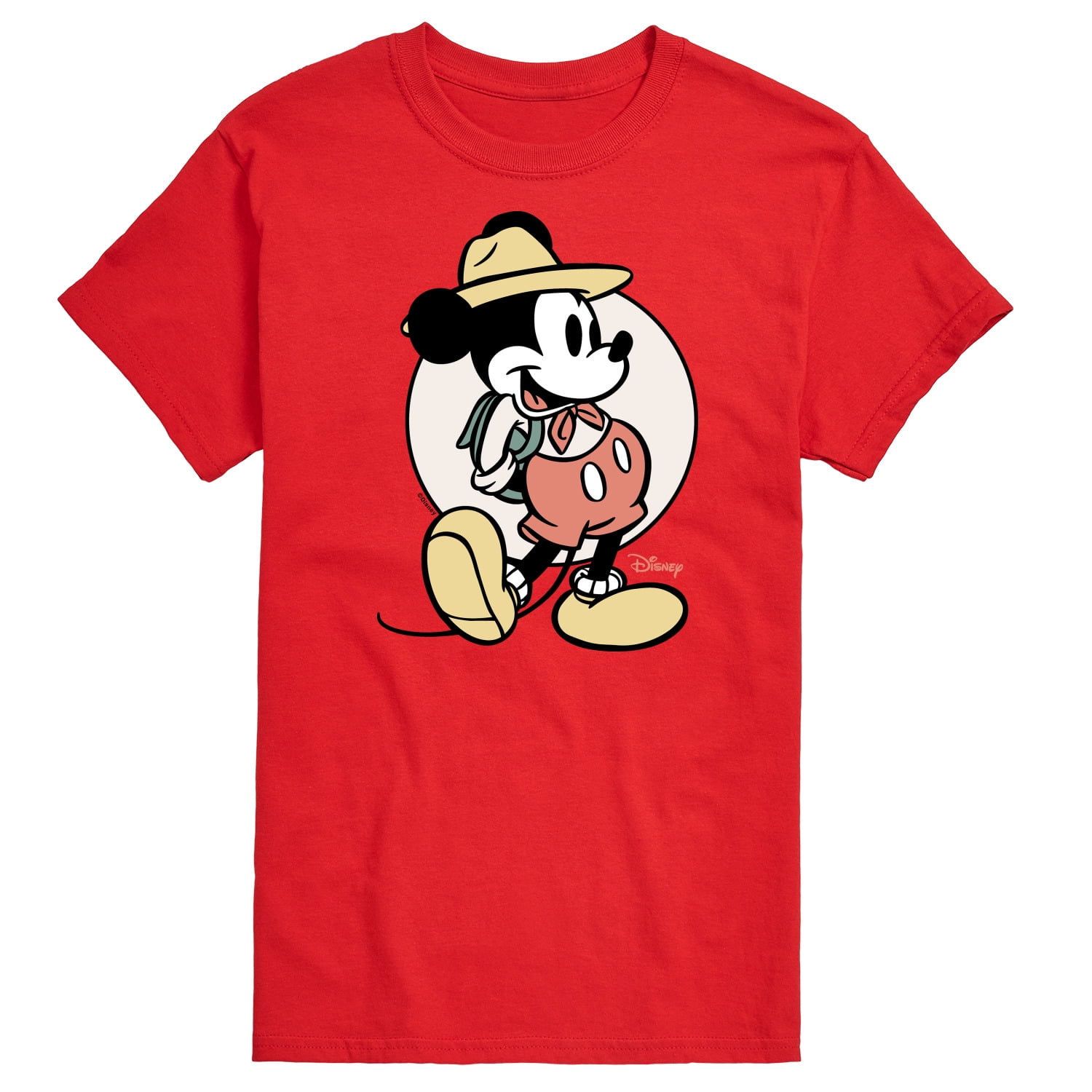 Disney - Mickey Mouse - Explorer Mickey - Men's Short Sleeve Graphic T ...
