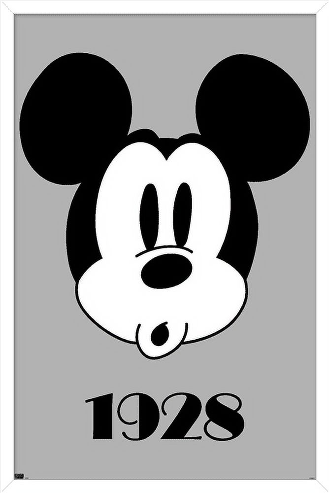 Disney Mickey Mouse - Face Wall Poster, 14.725" x 22.375", Framed ...