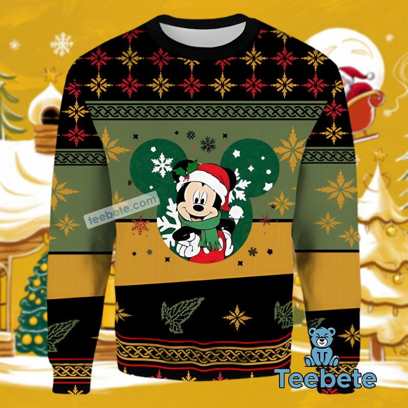 Disney Mickey Mouse Family Christmas Sweaters - Walmart.com