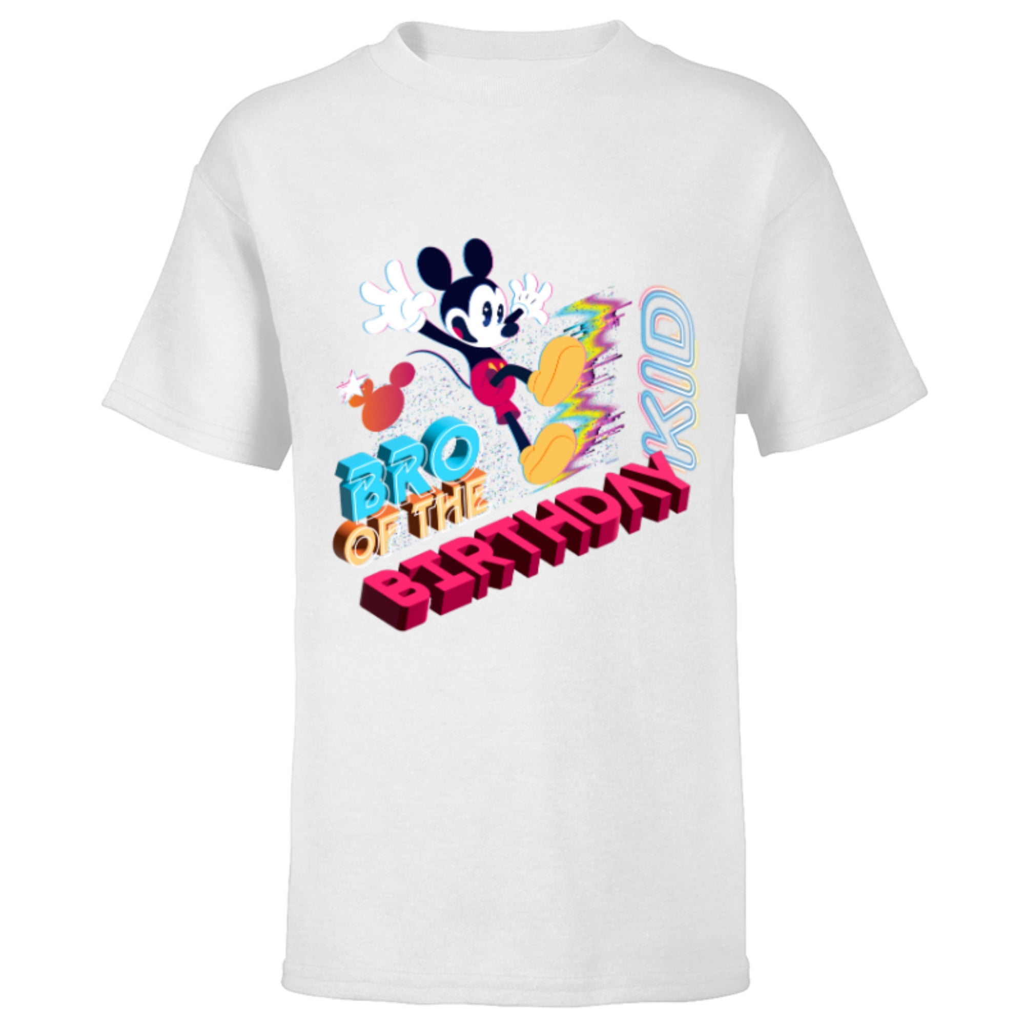 Disney Mickey Mouse Family Star Bro of the Birthday Kid - Short Sleeve ...