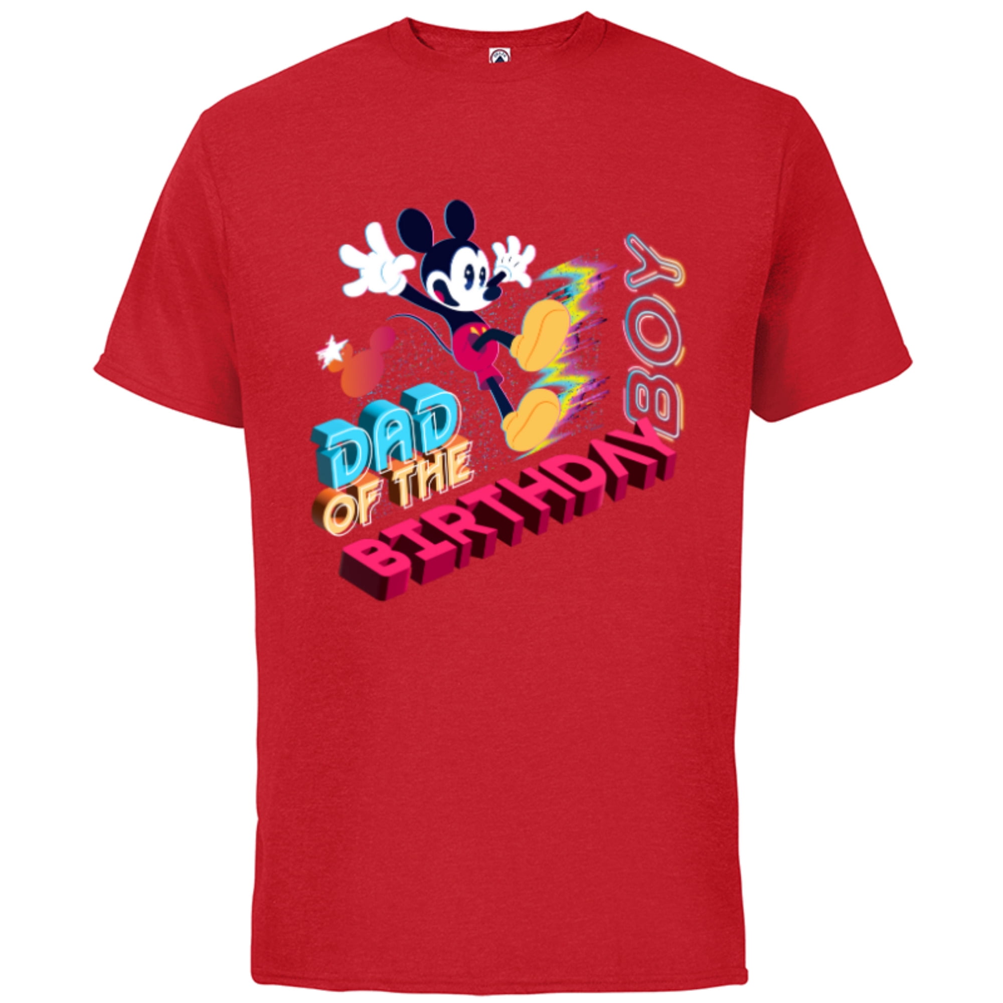 Disney Mickey Mouse Family Star Dad of the Birthday Boy - Short Sleeve ...