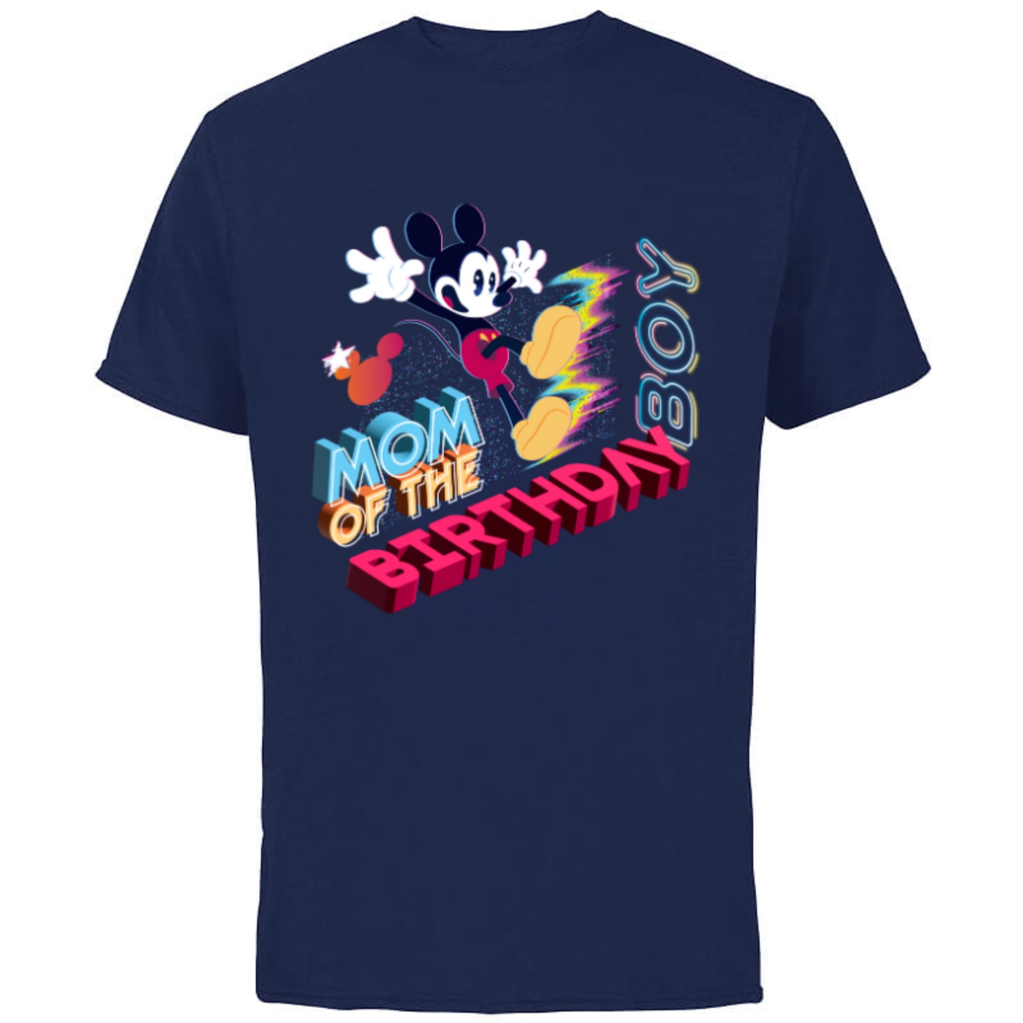 Disney Mickey Mouse Family Star Mom of the Birthday Boy - Short Sleeve ...