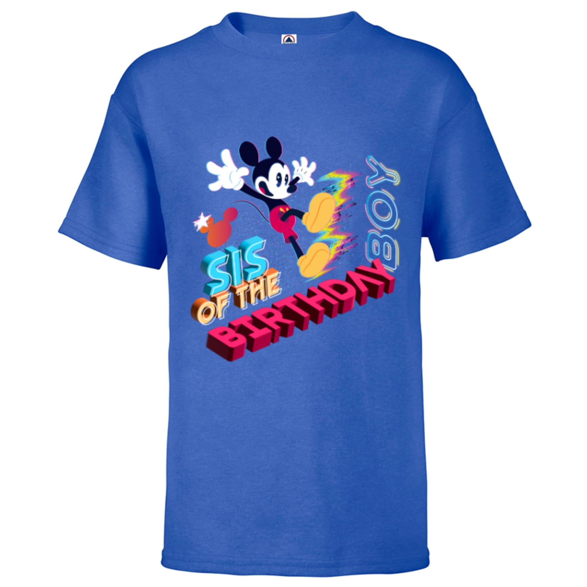 Disney Mickey Mouse Family Star Sis of the Birthday Boy - Short Sleeve ...