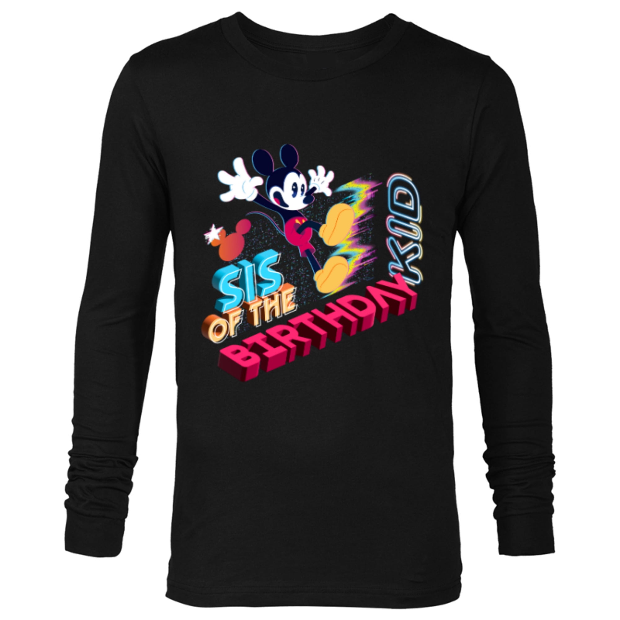 Disney Mickey Mouse Family Star Sis of the Birthday Kid - Long Sleeve T ...