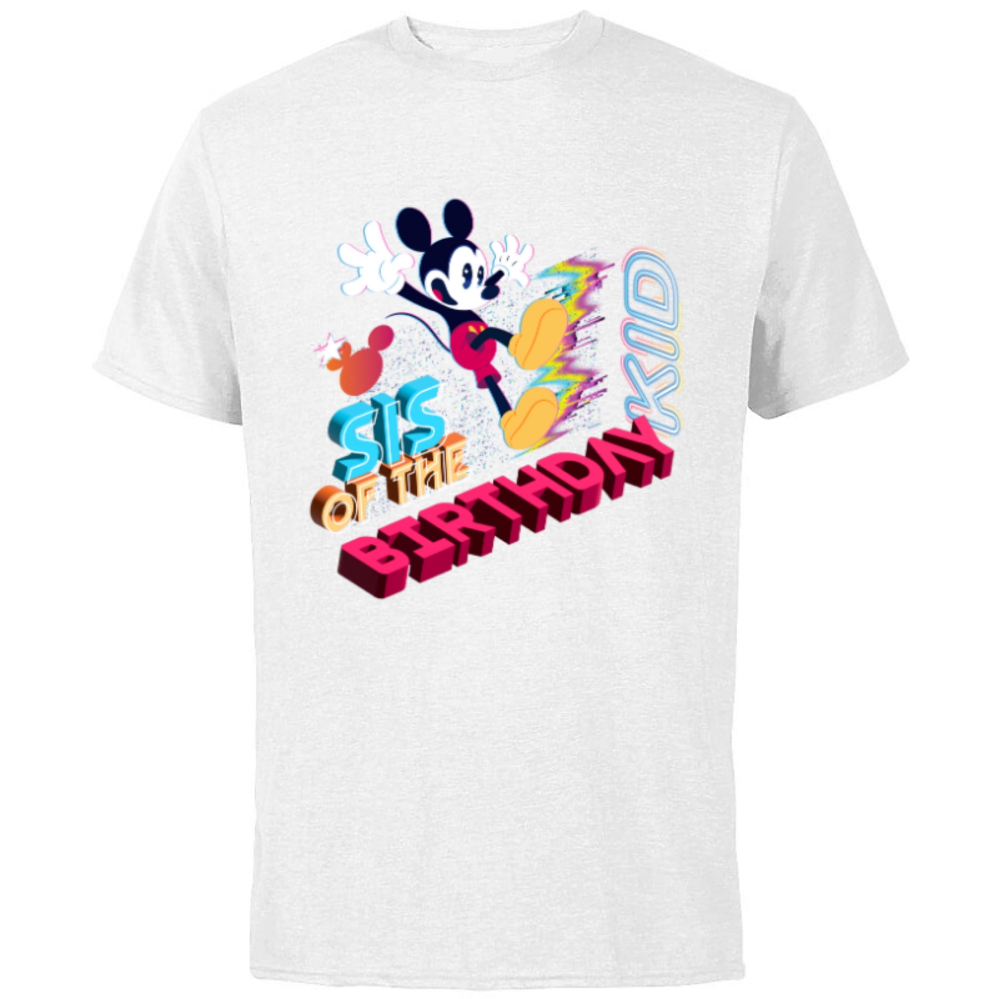 Disney Mickey Mouse Family Star Sis of the Birthday Kid - Short Sleeve ...