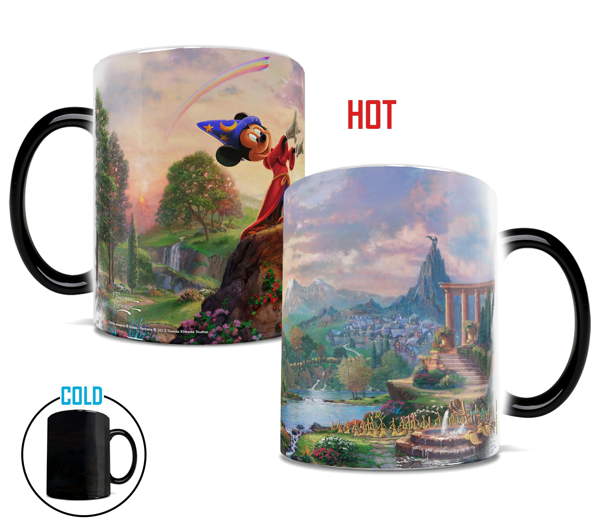 Disney (Mickey Mouse - Fantasia) Morphing Mugs® Heat-Sensitive Mug ...