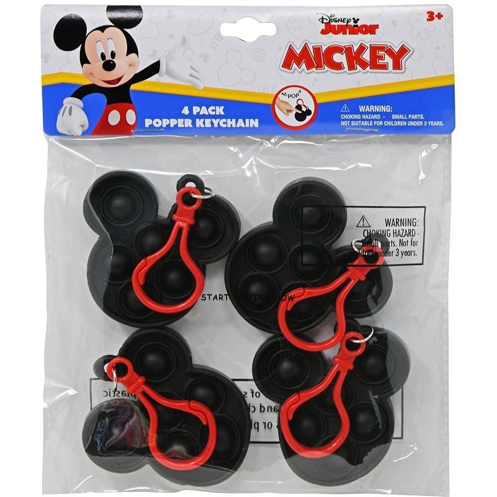 Disney Mickey Mouse Fidget Pop Toy Keychain 4-Pack - Walmart.com