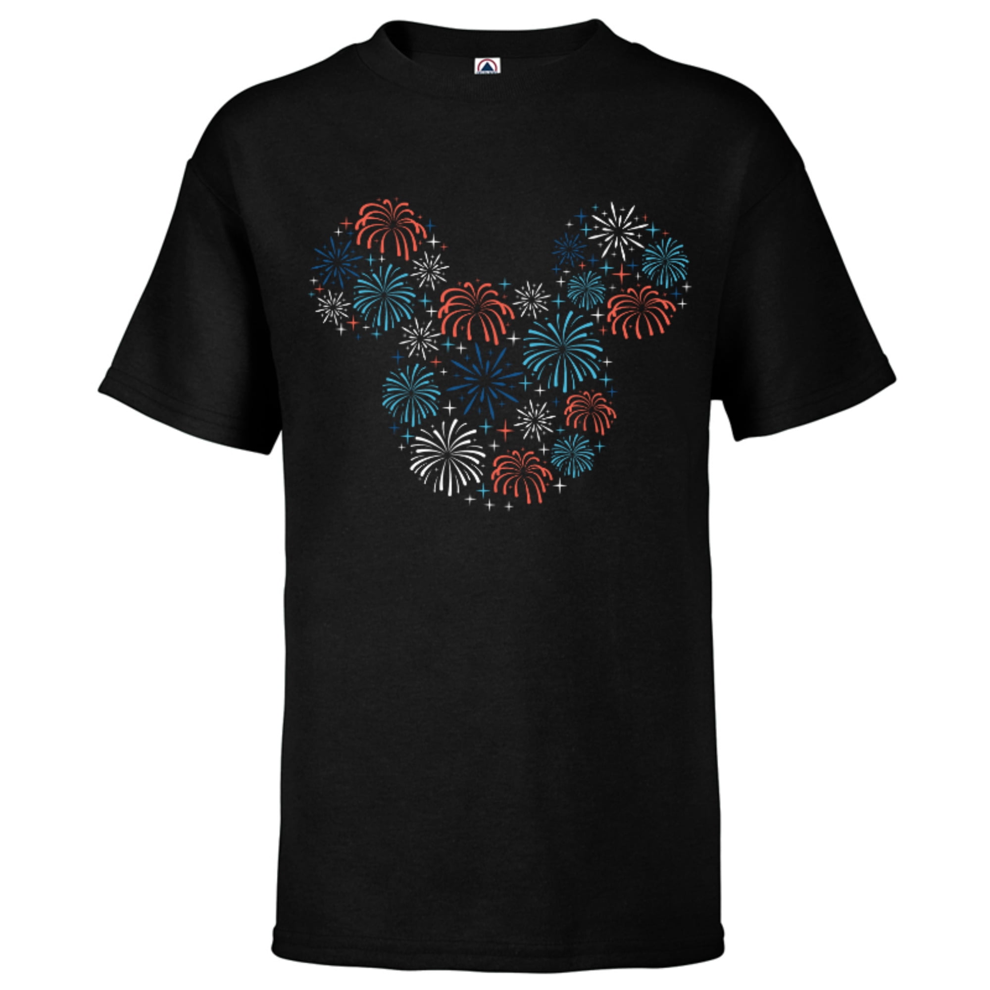 Disney Mickey Mouse Fireworks Americana - Short Sleeve T-Shirt for Kids ...