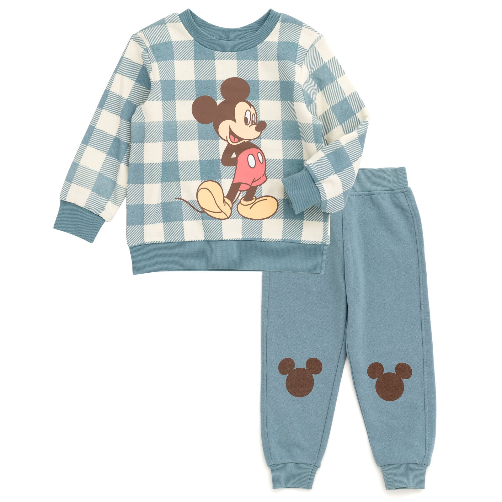 Disney Mickey Mouse Fleece Sweatshirt and Jogger Pants Outfit Set ...