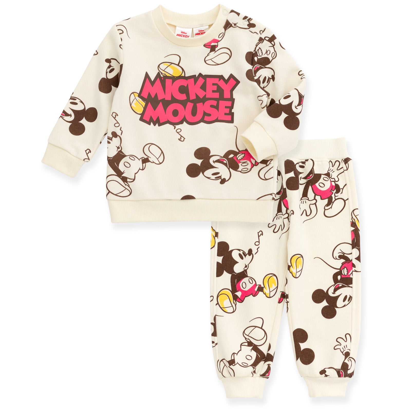 Disney Mickey Mouse Fleece Sweatshirt and Pants Outfit Set Infant to ...