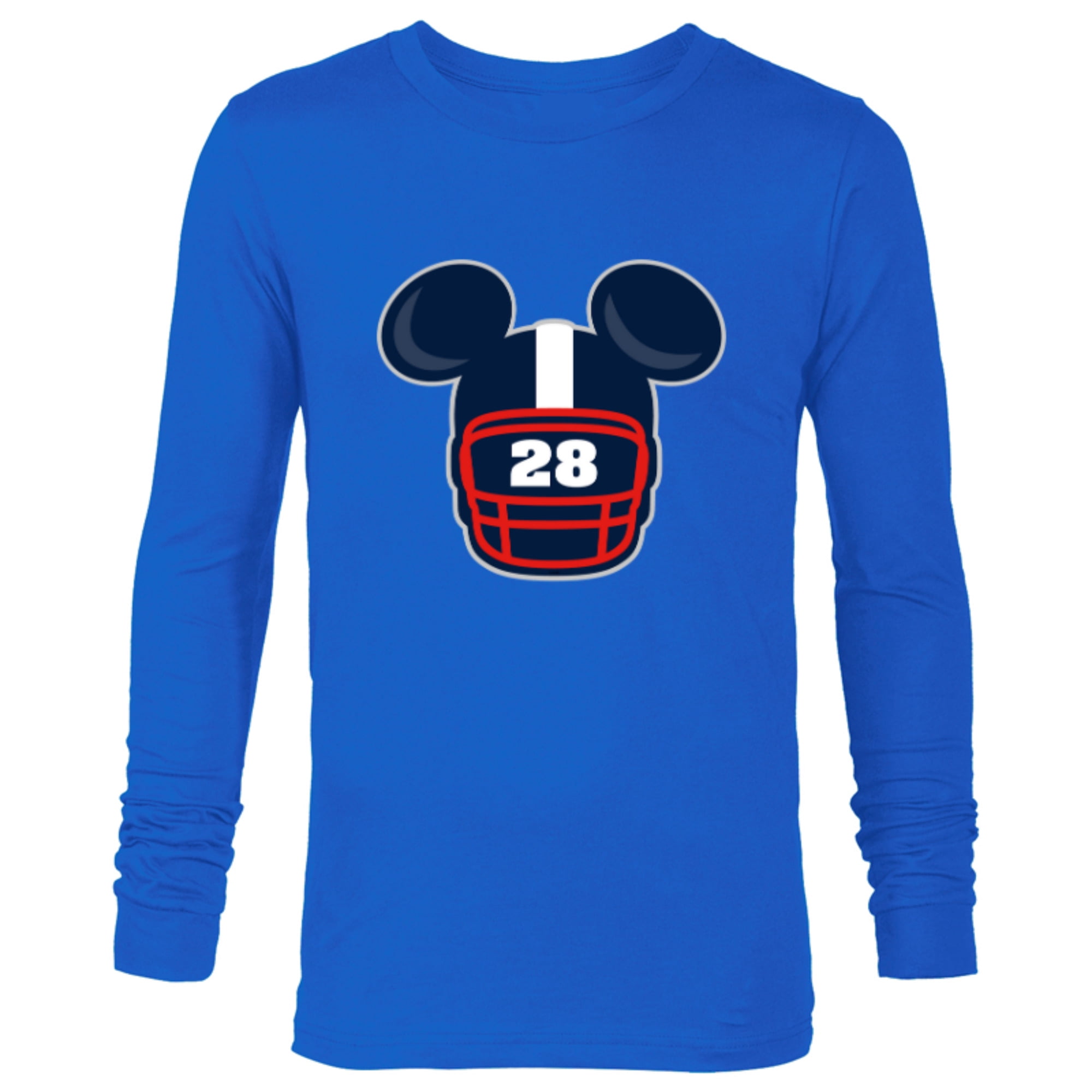Disney Mickey Mouse Football Helmet #28 Sports - Long Sleeve T-Shirt ...