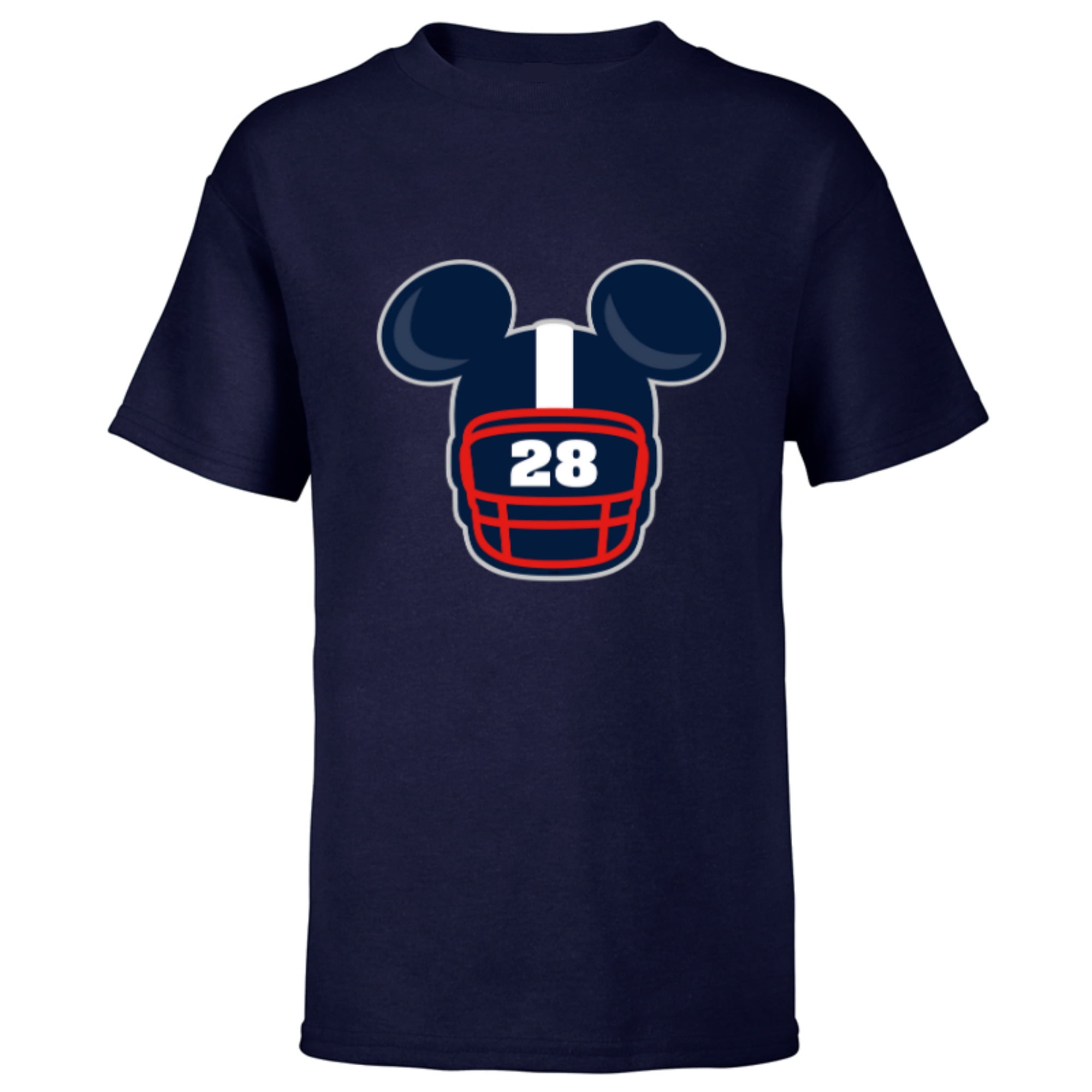Disney Mickey Mouse Football Helmet #28 Sports - Short Sleeve T-Shirt ...