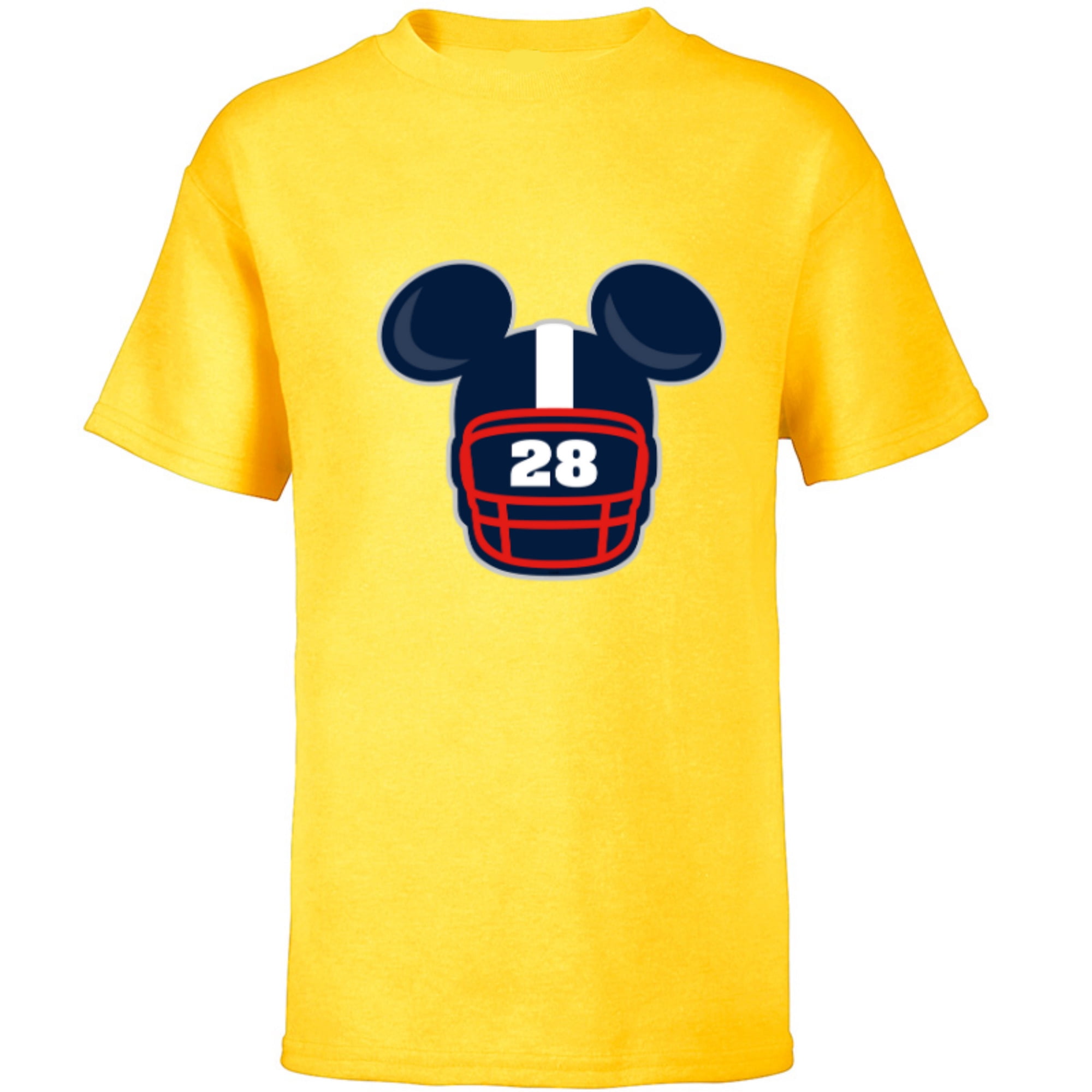 Disney Mickey Mouse Football Helmet #28 Sports - Short Sleeve T-Shirt ...