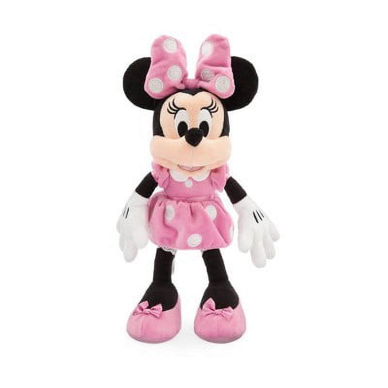 Disney Minnie Mouse 14 inch Plush Stuffed Animal Pal, Pink Polka Dot ...