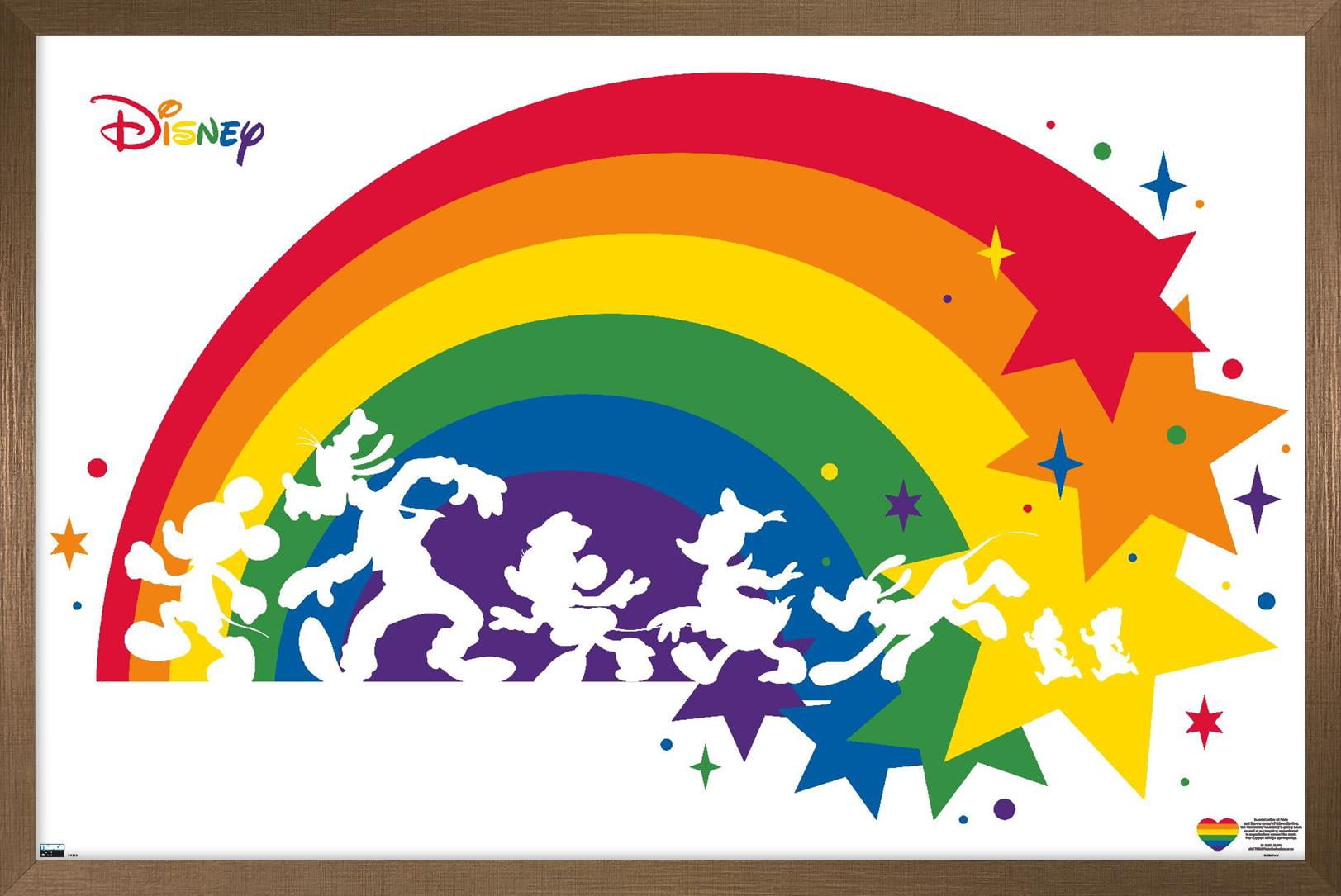 Disney Mickey Mouse & Friends - Rainbow Wall Poster, 22.375" x 34 ...
