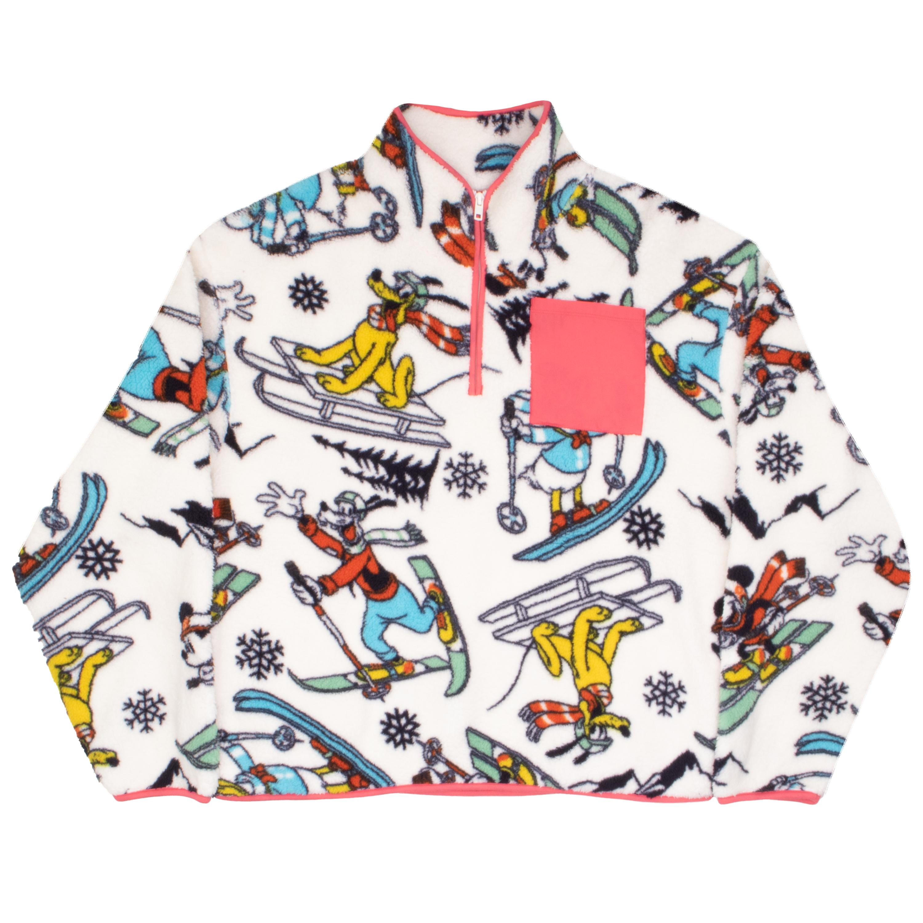 Disney Mickey Mouse & Friends Winter Sports Women's Soft Fleece ...