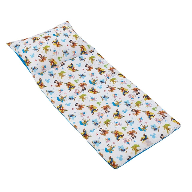 Disney Mickey Mouse Fun Starts Here Deluxe Easy Fold Toddler Nap Mat ...