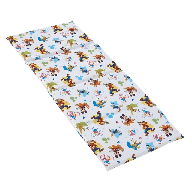 Disney Mickey Mouse Fun Starts Here Preschool Nap Pad Sheet - Walmart.com