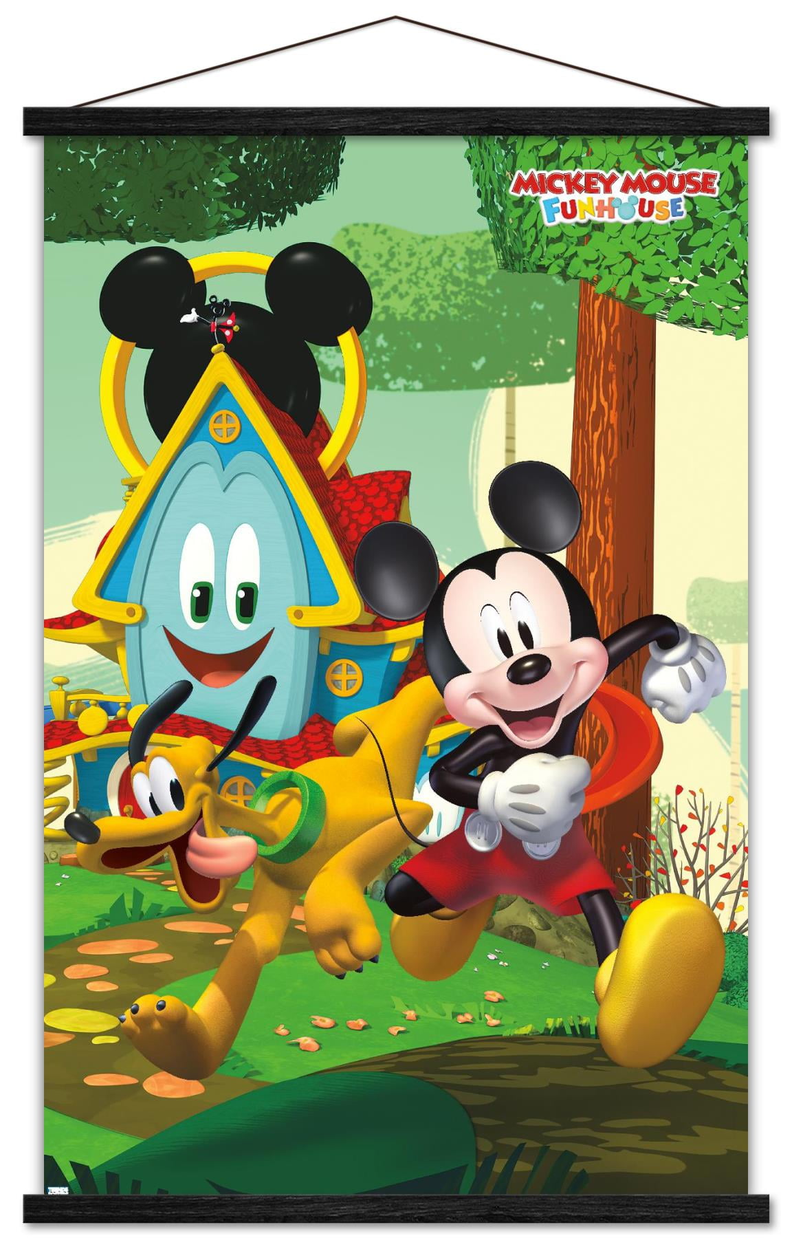 Disney Mickey Mouse Funhouse - Teaser Wall Poster with Wooden Magnetic ...