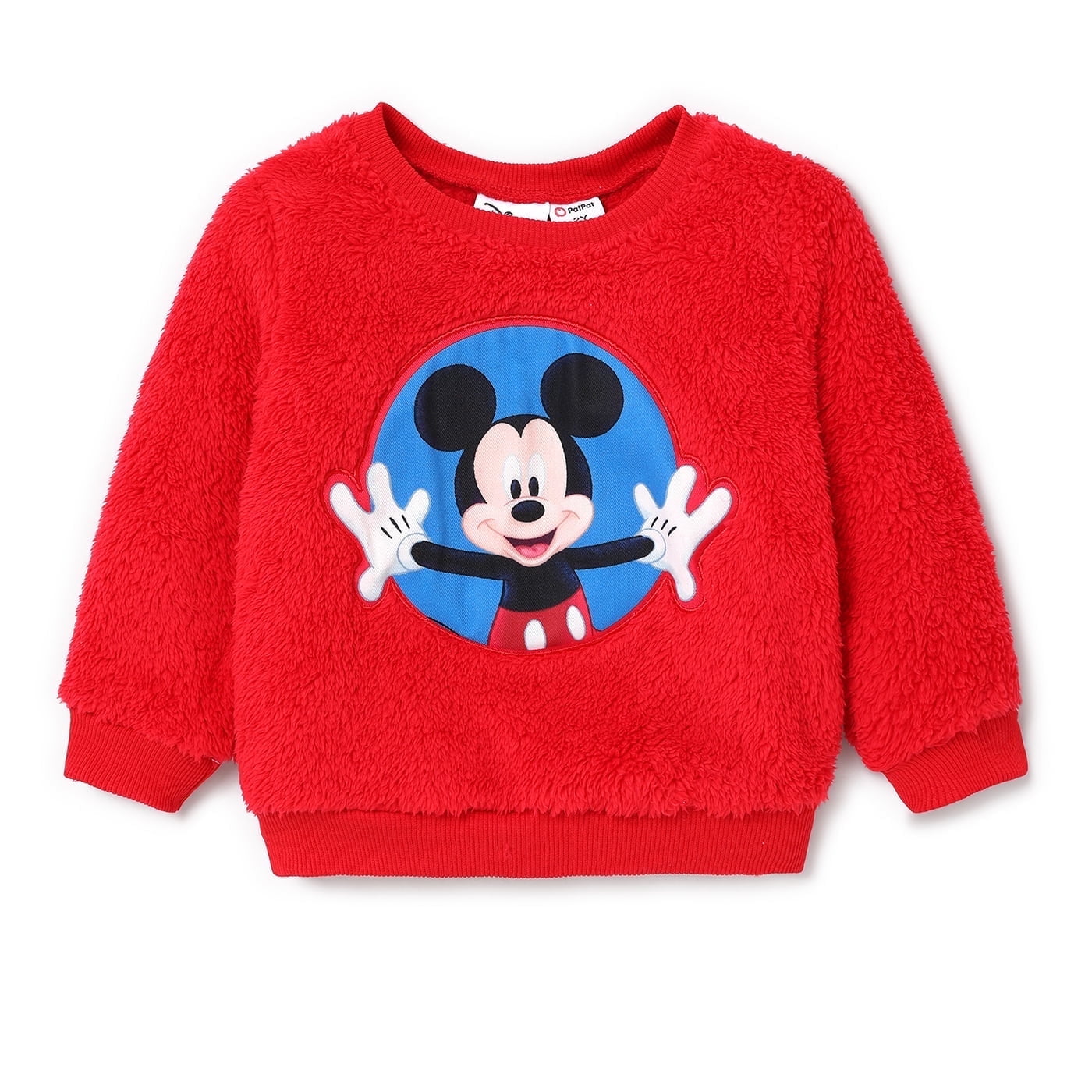 Disney Mickey Mouse Girls Boys Fleece Sweatshirts Embroidered Graphic ...