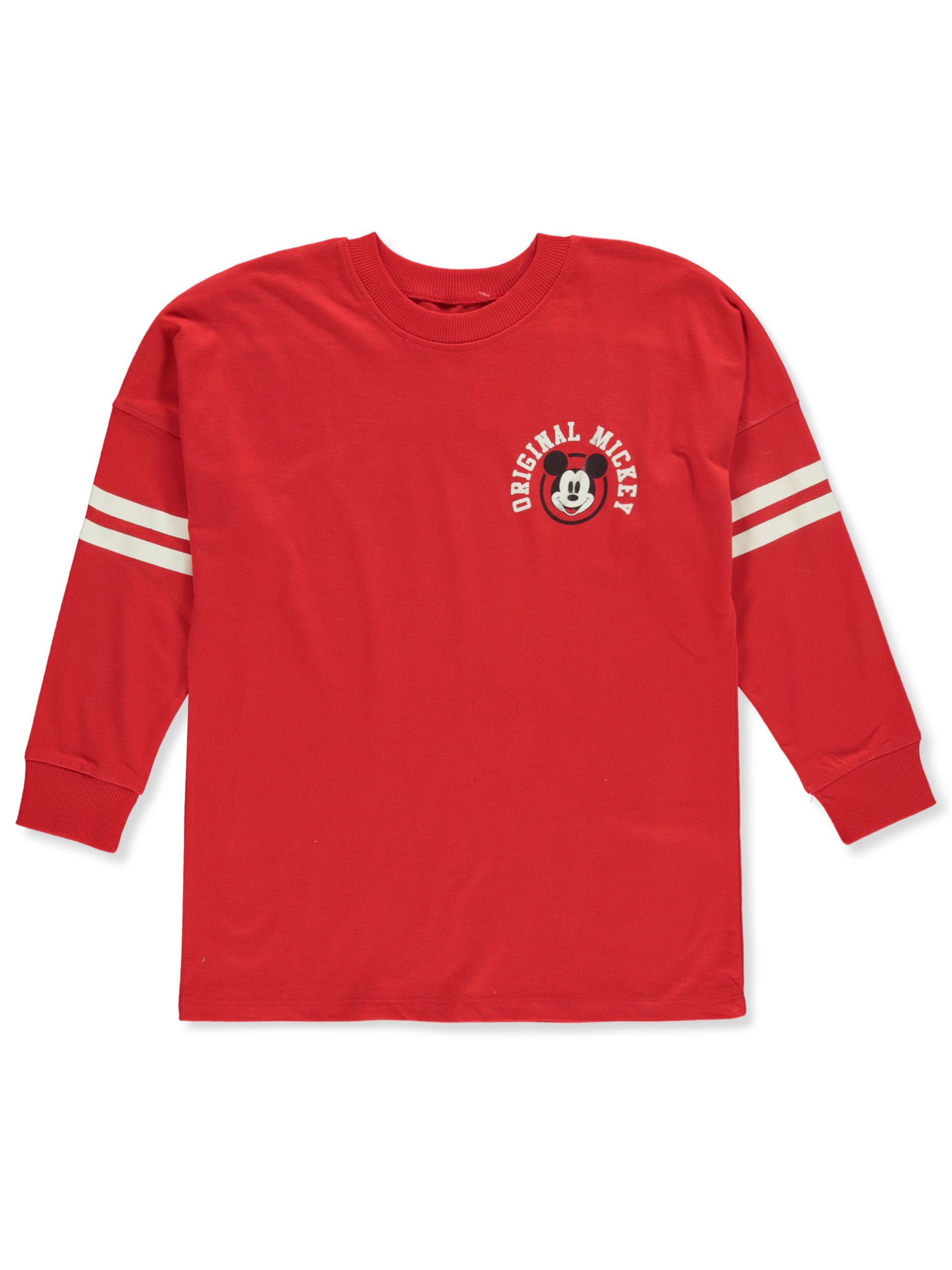 Disney Mickey Mouse Girls' L/S T-Shirt - red, 6 - 6x (Little Girls ...