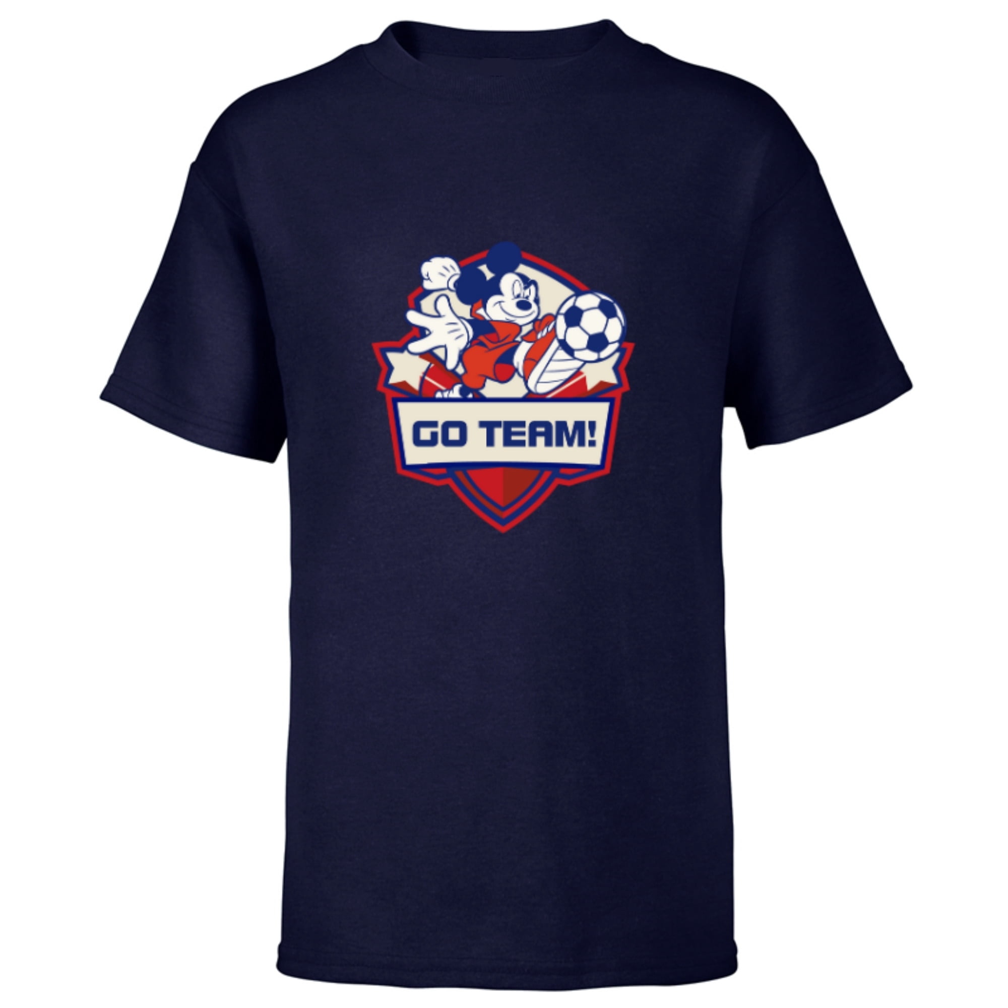 Disney Mickey Mouse Go Team Sports Soccer - Short Sleeve T-Shirt for ...