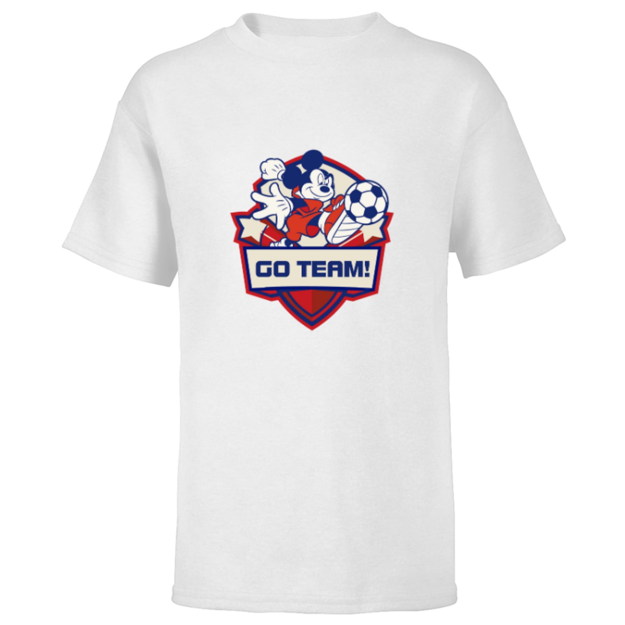 Disney Mickey Mouse Go Team Sports Soccer - Short Sleeve T-Shirt for ...