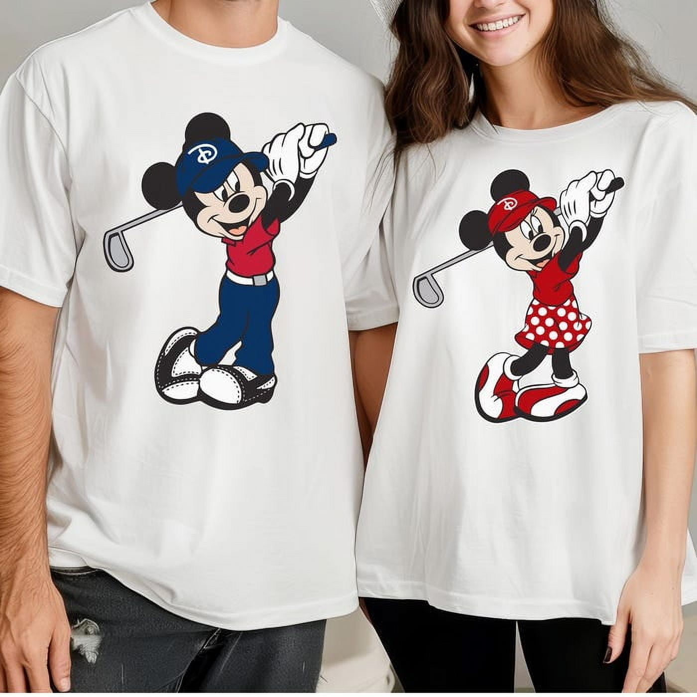 Disney Mickey Mouse Golf Funny Mickey Minnie Golfer Shirt, Disneyland ...