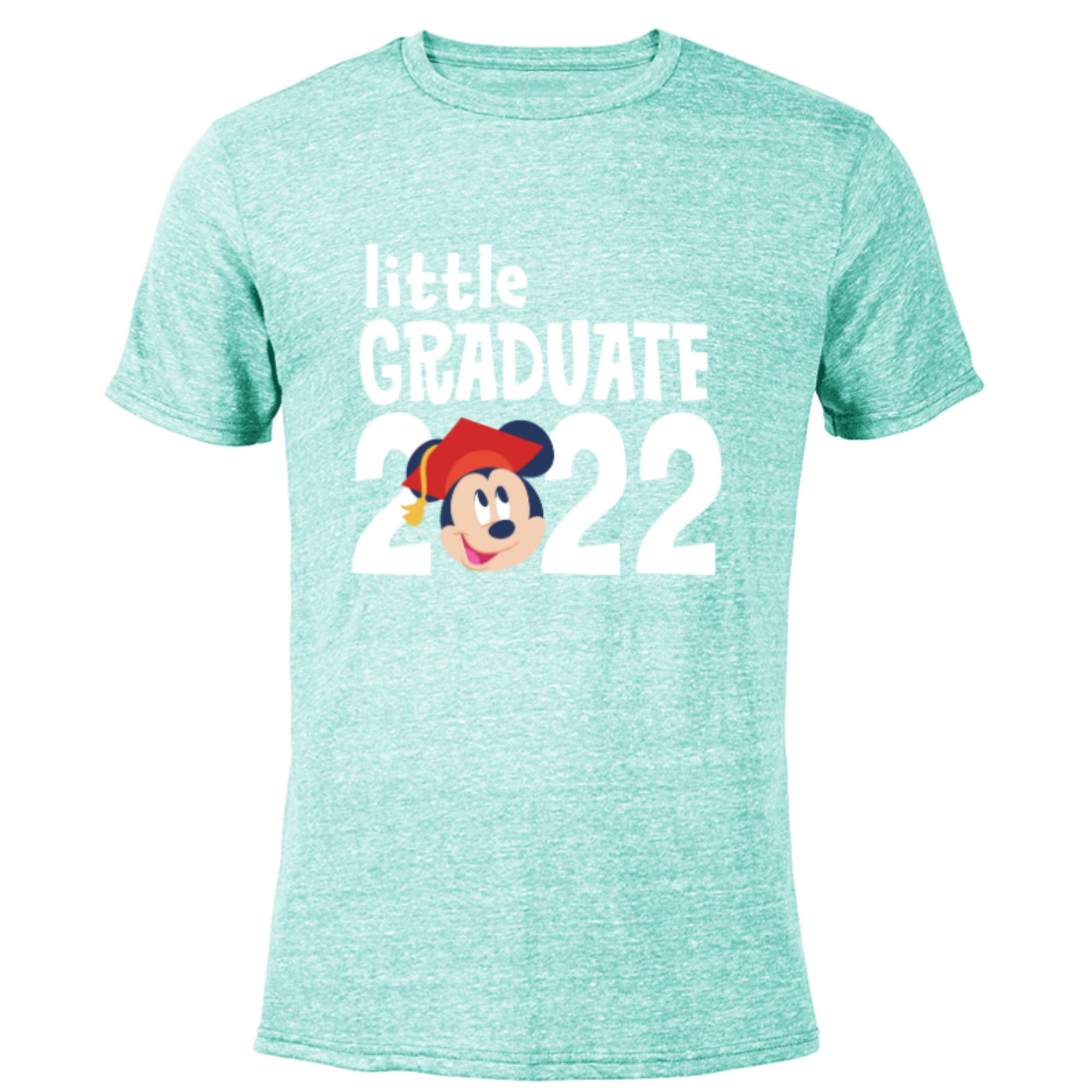 Disney Mickey Mouse Grad Little Graduate 2022 - Short Sleeve Blended T-Shirt for Adults ...