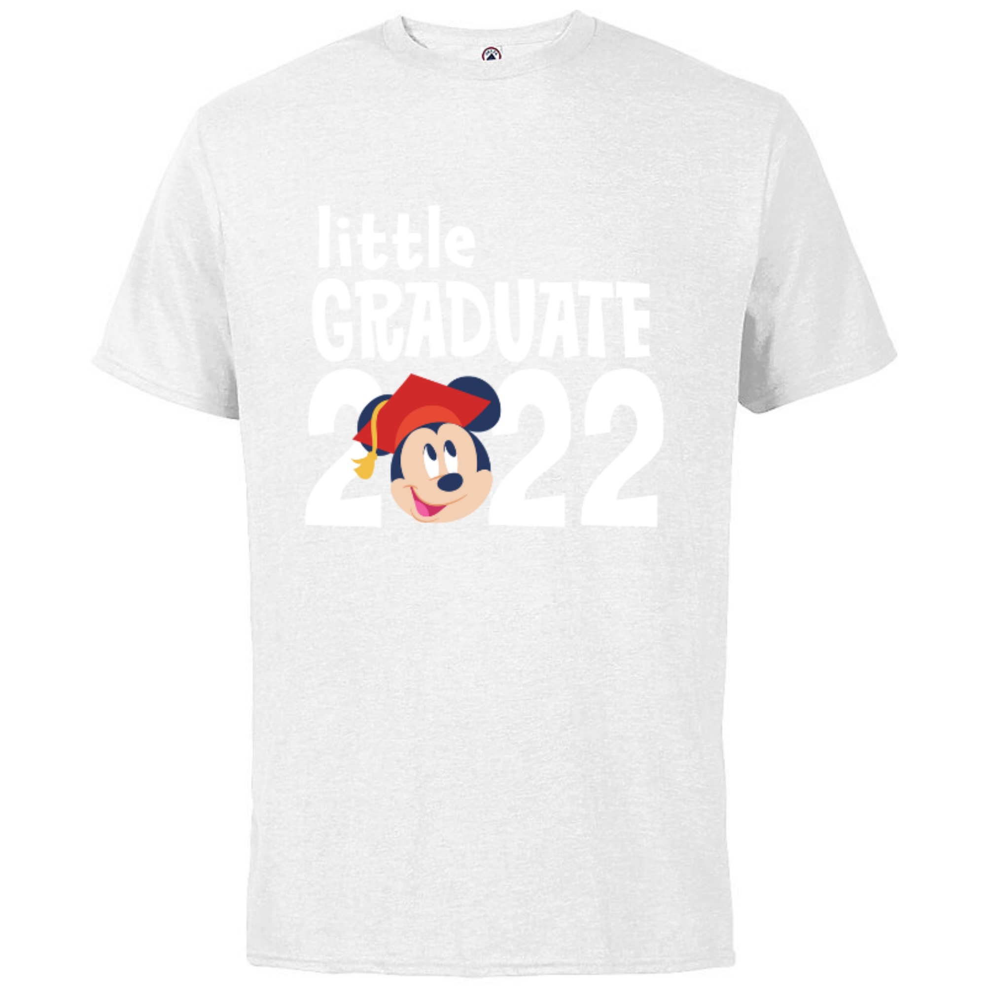 Disney Mickey Mouse Grad Little Graduate 2022 - Short Sleeve Cotton T-Shirt for Adults ...