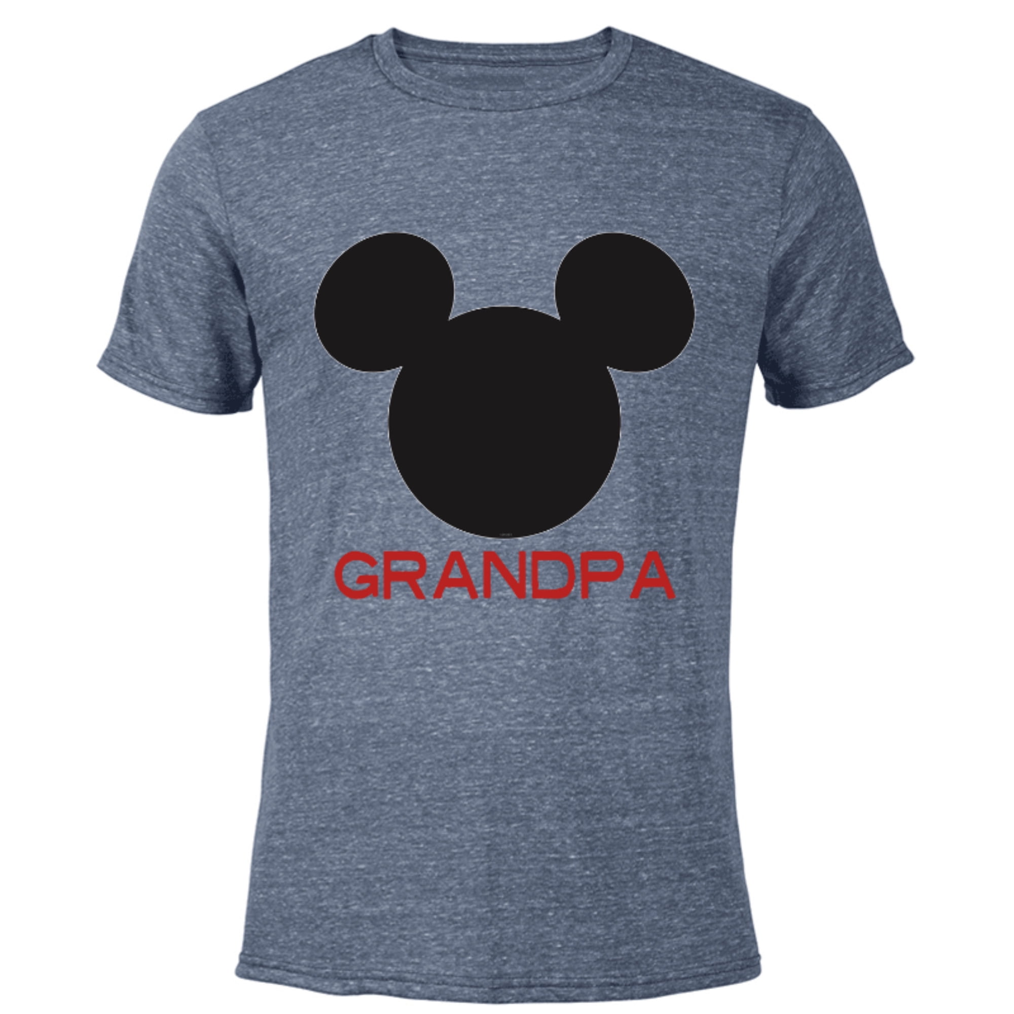 Disney Mickey Mouse Grandpa Family - Short Sleeve Blended T-Shirt for ...