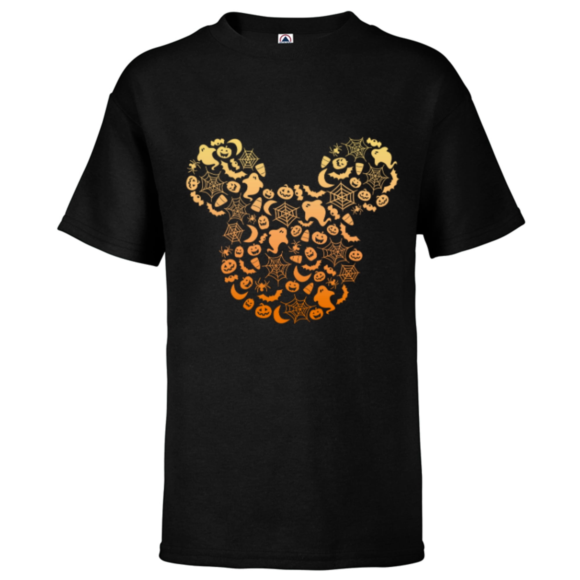 Disney Mickey Mouse Halloween Ghosts & Pumpkins Gradient - Short Sleeve ...