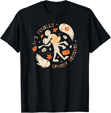 Disney Mickey Mouse Halloween It’s Finally Spooky Season! T-Shirt ...