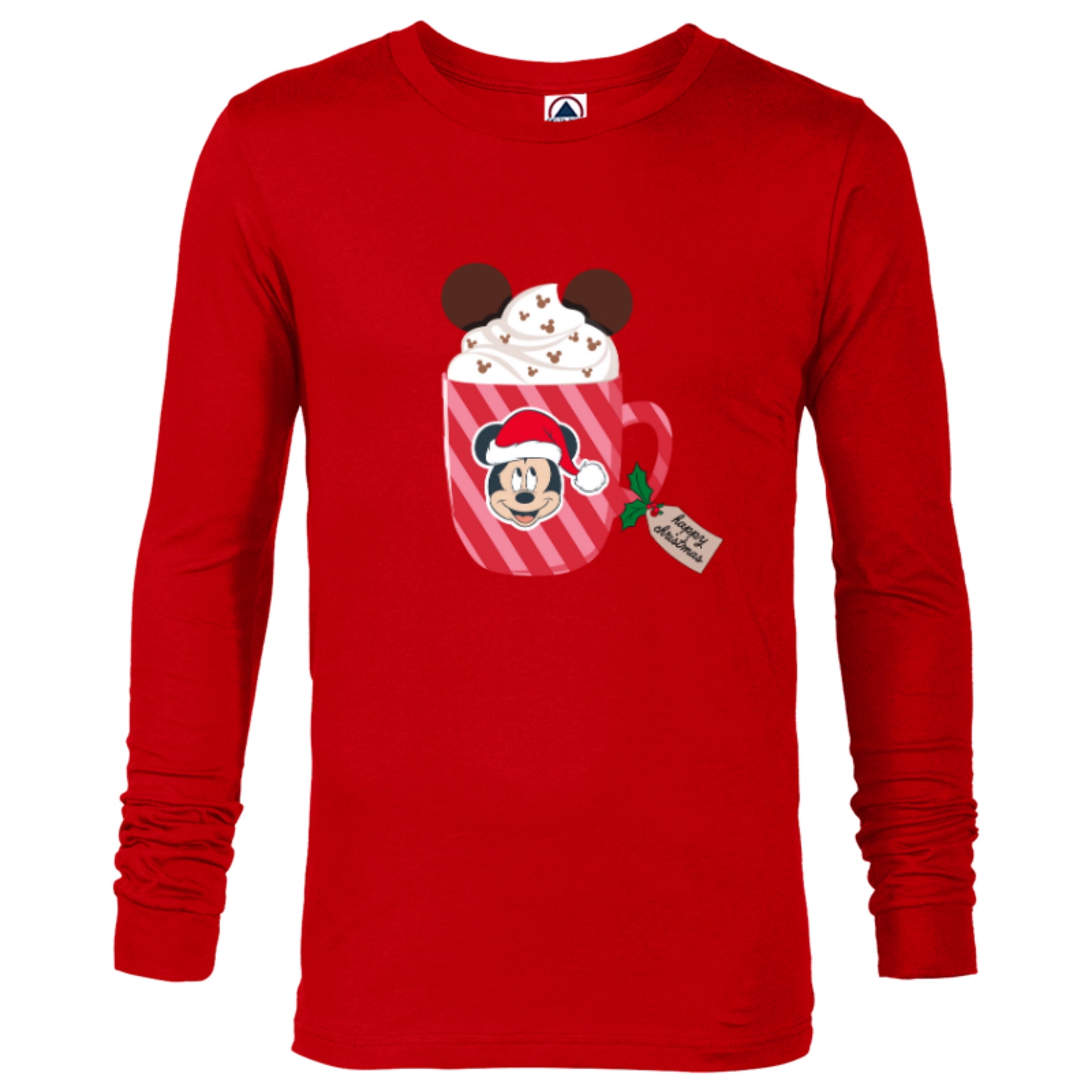 Disney Mickey Mouse Happy Christmas Hot Chocolate Cocoa Mug - Long ...