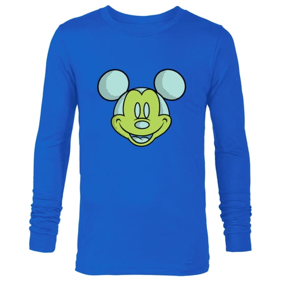 Disney Mickey Mouse Happy Smiling Face Retro Pop Art - Long Sleeve T ...