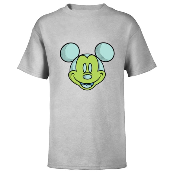 Disney Mickey Mouse Happy Smiling Face Retro Pop Art - Short Sleeve T ...