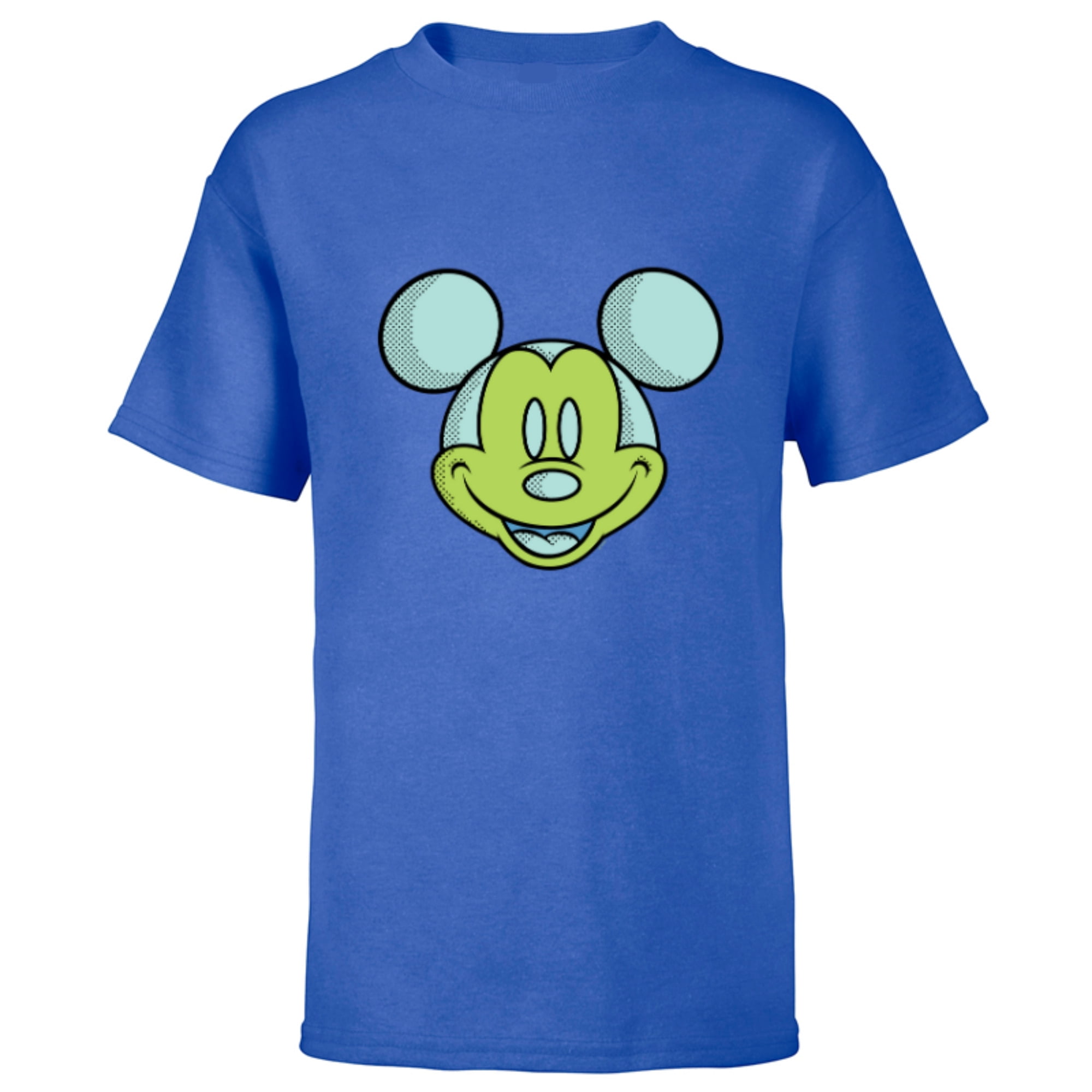Disney Mickey Mouse Happy Smiling Face Retro Pop Art - Short Sleeve T ...