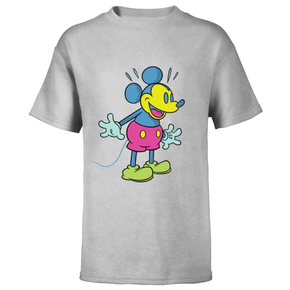 Disney Mickey Mouse Happy Surprise Retro Pop Art - Short Sleeve T-Shirt ...