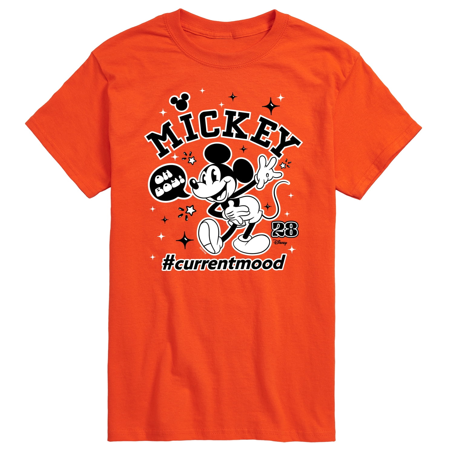 Disney - Mickey Mouse - Hashtag Current Mood - Men's Short Sleeve ...