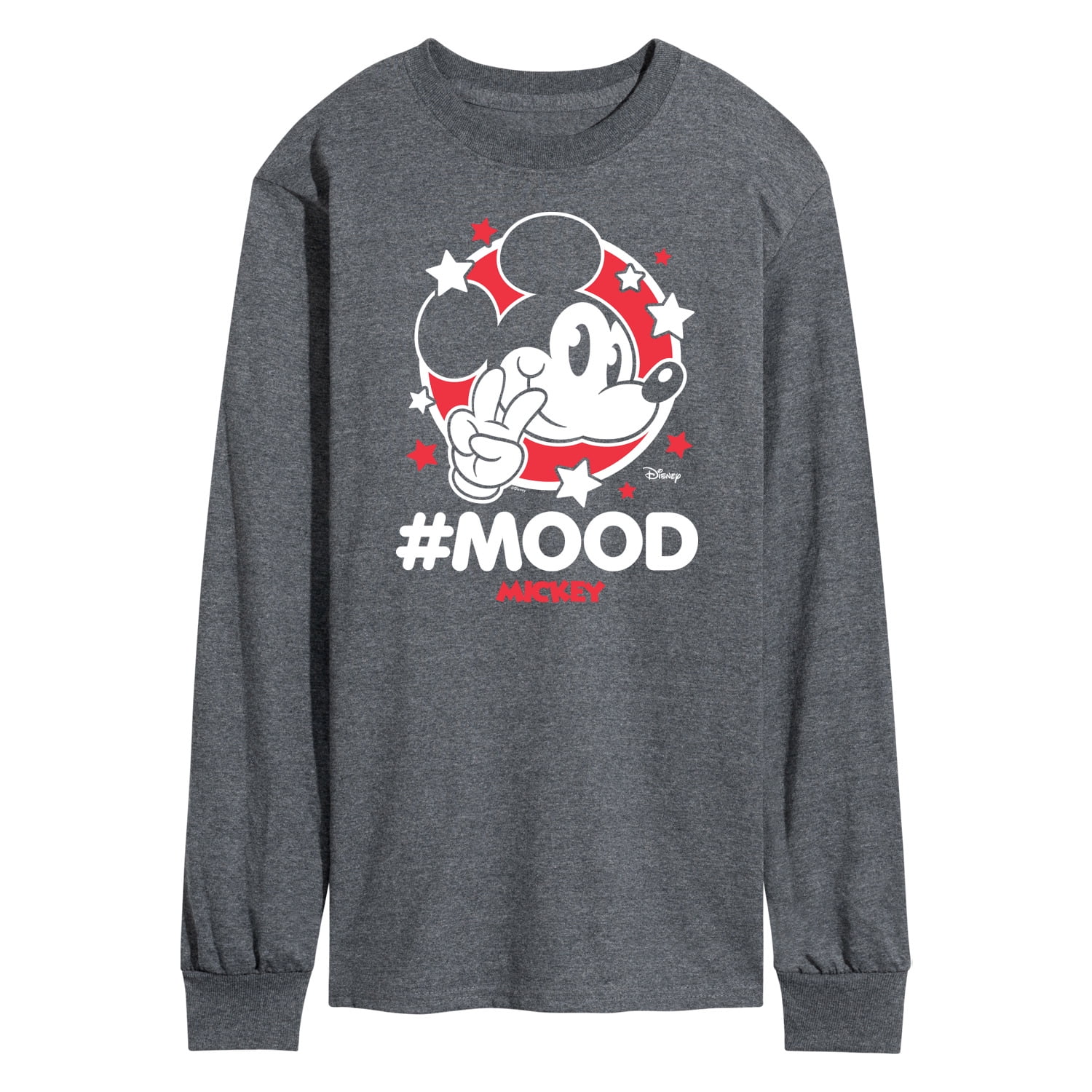 Disney - Mickey Mouse - Hashtag Mood - Men's Long Sleeve T-Shirt ...