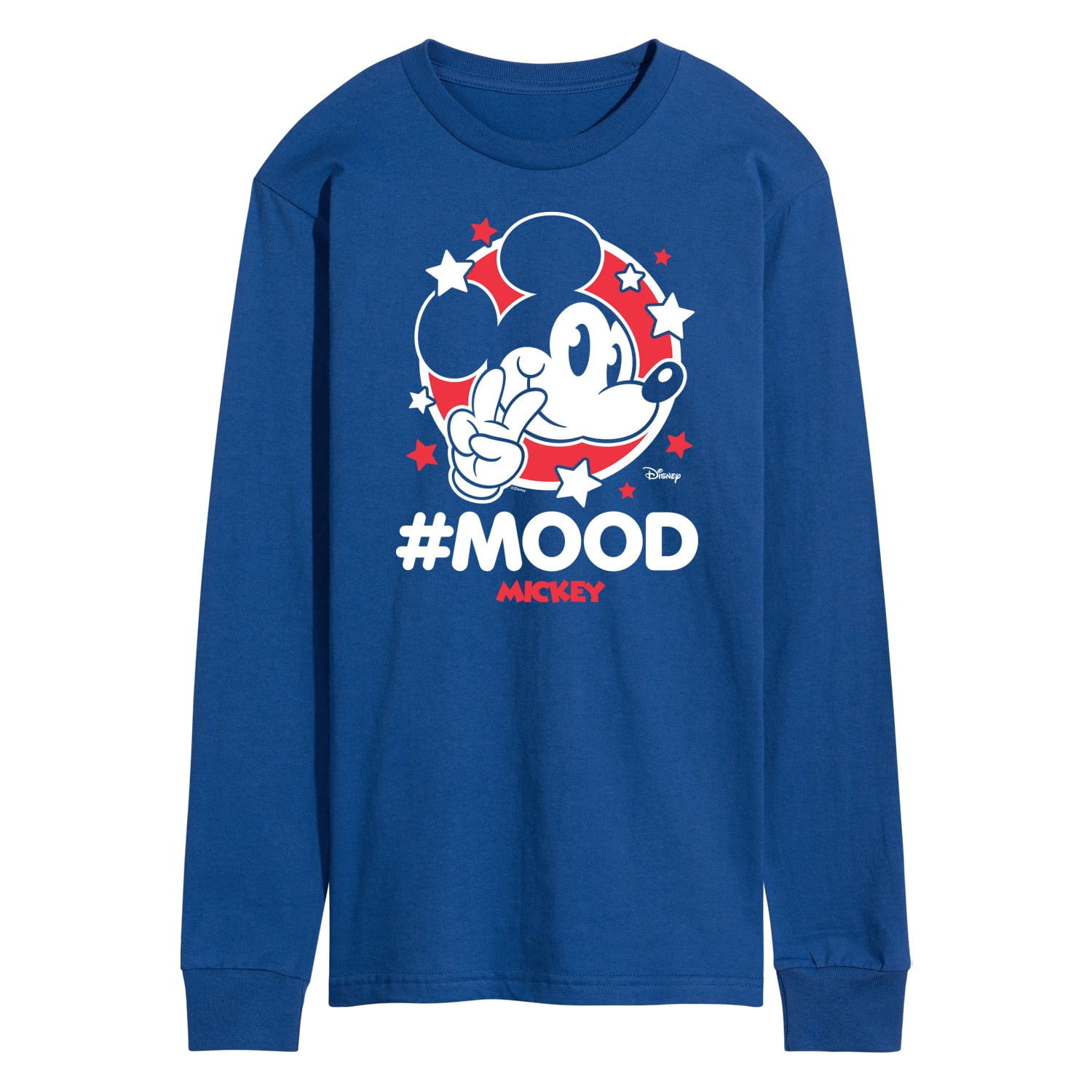 Disney - Mickey Mouse - Hashtag Mood - Men's Long Sleeve T-Shirt ...