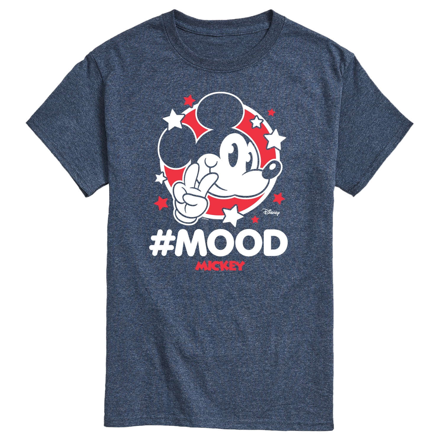 Disney - Mickey Mouse - Hashtag Mood - Men's Short Sleeve Graphic T ...