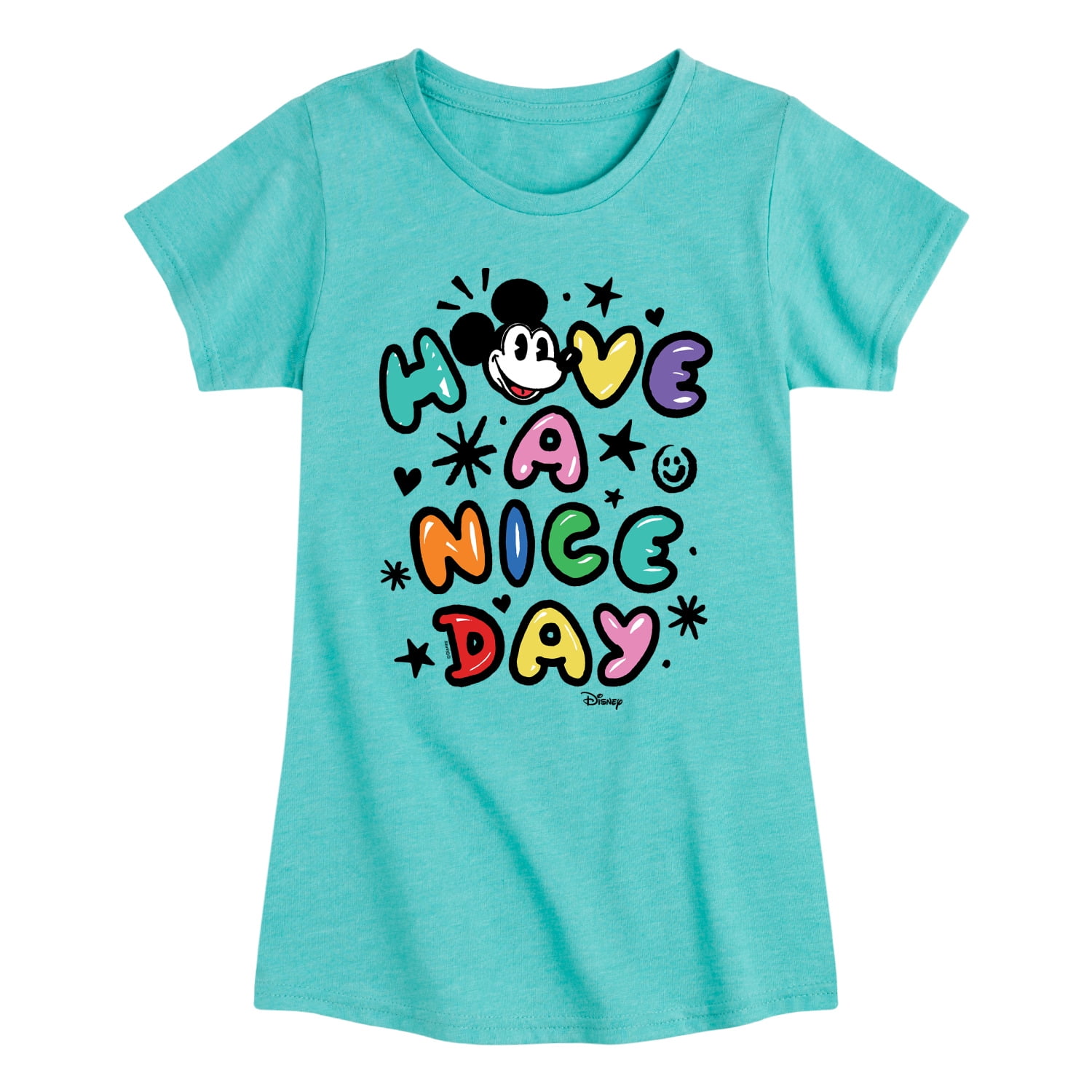 Disney - Mickey Mouse - Have A Nice Day - Toddler & Youth Girls Short ...