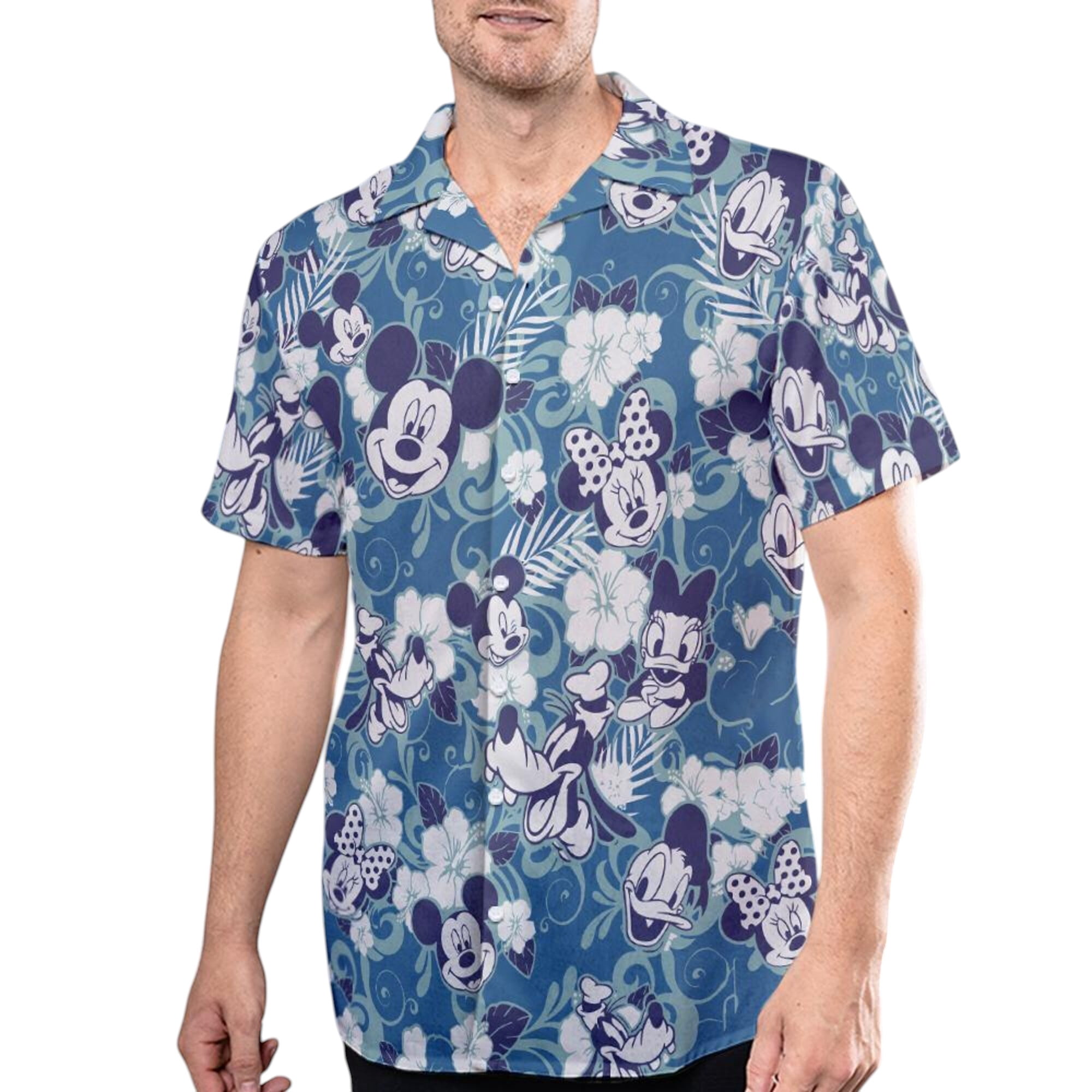 Disney Mickey Mouse Hawaiian Shirt, Minnie Mouse Aloha Shirt, Donald ...