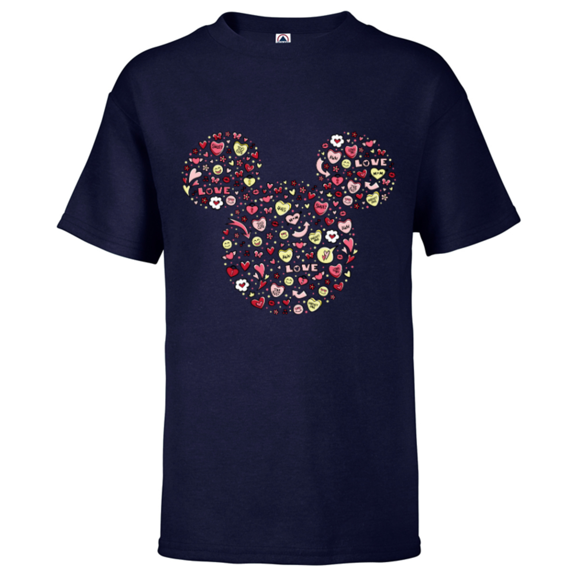 Disney Mickey Mouse Head Filled with Love Valentine’s Day - Short ...