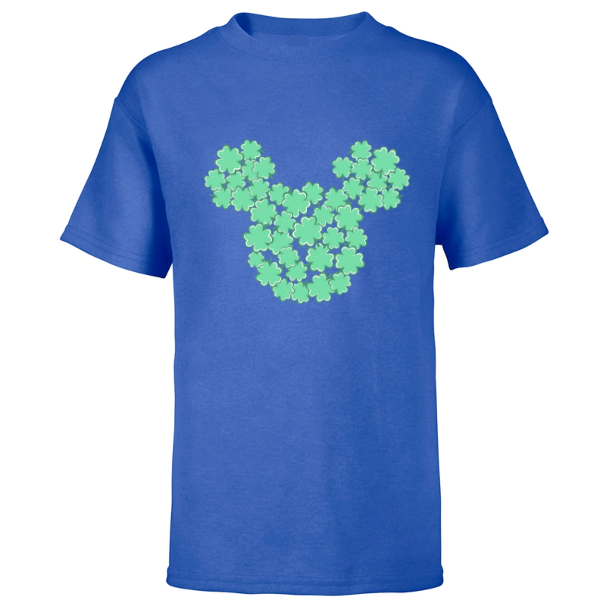 Disney Mickey Mouse Head Four-Leaf Clovers St Patrick’s Day - Short ...