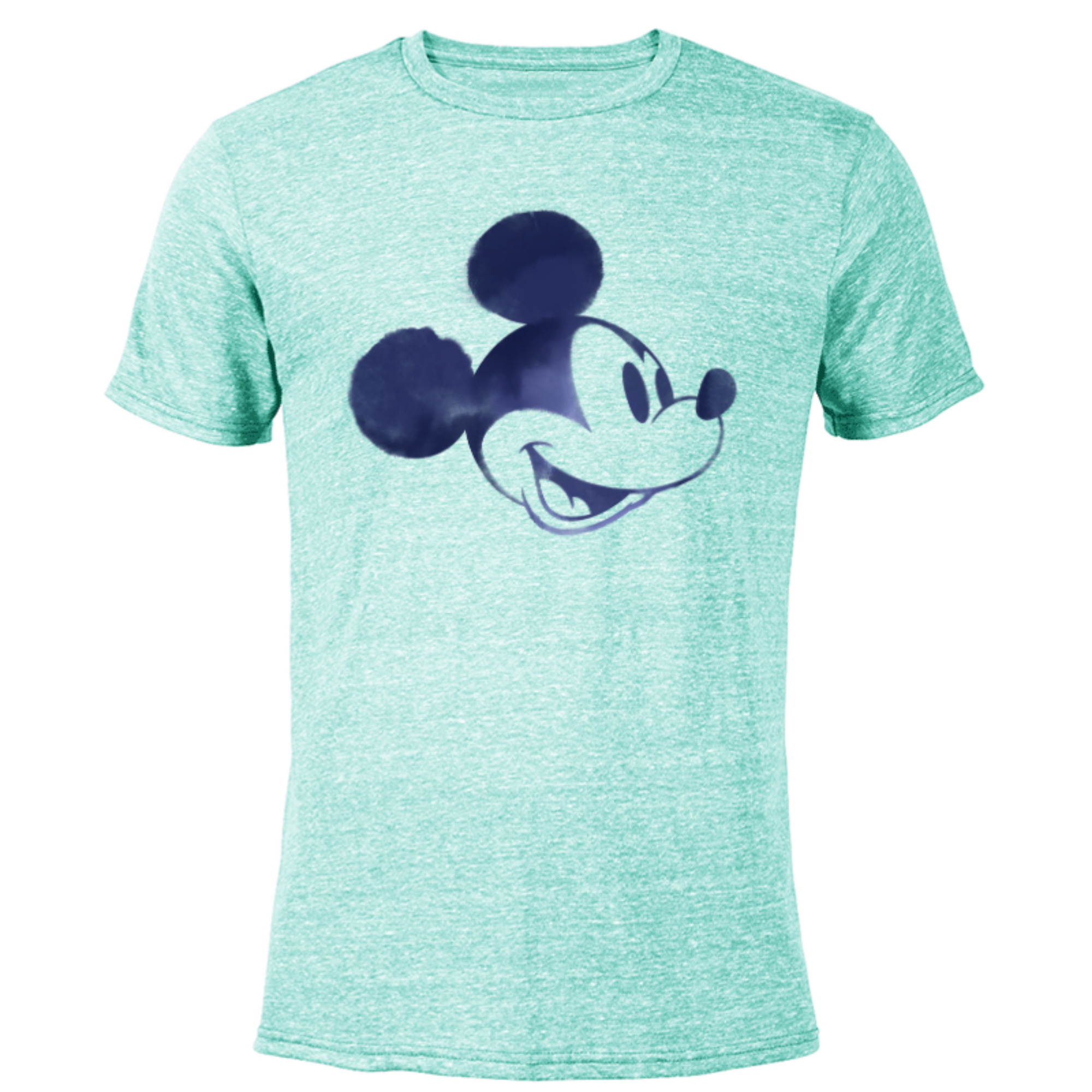 Disney Mickey Mouse Head Retro Vintage Classic - Short Sleeve Blended T ...