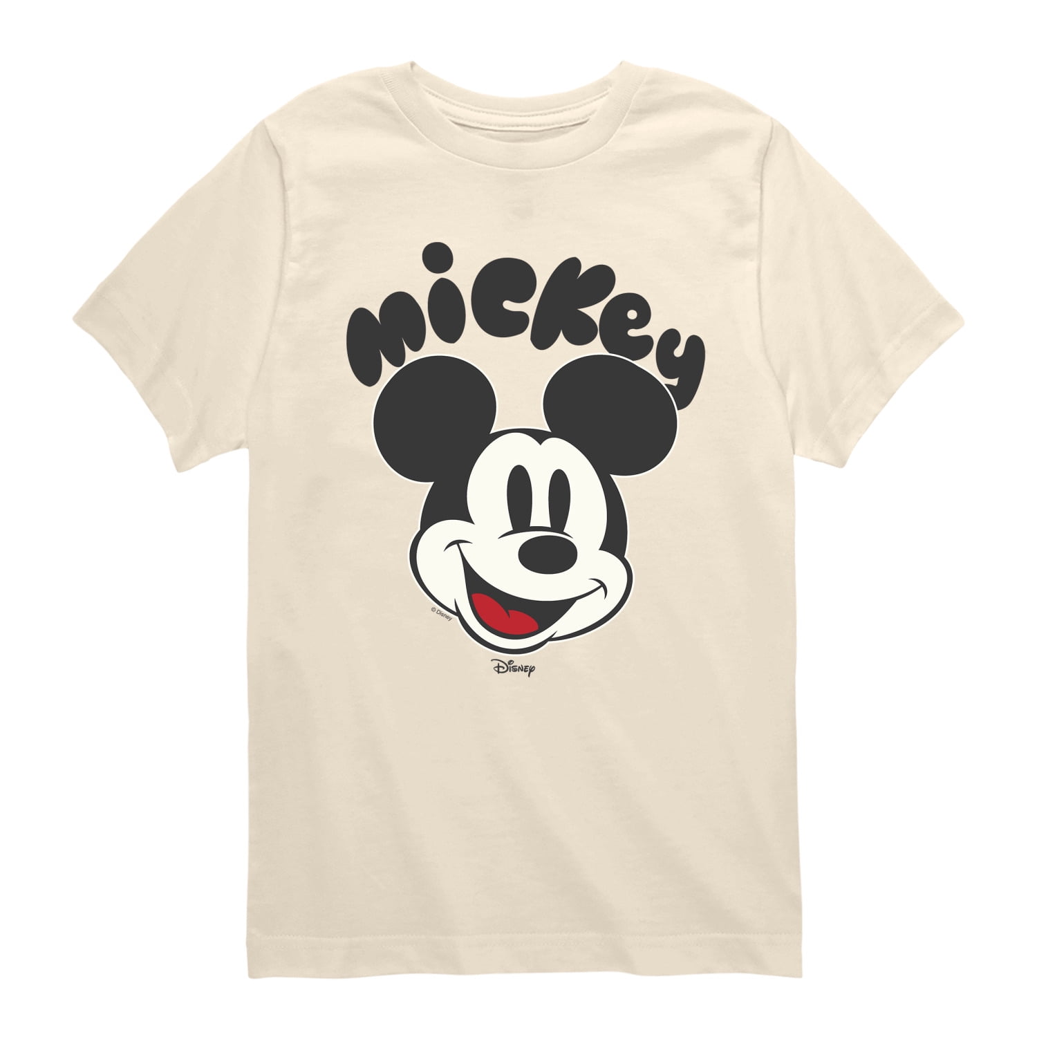 Disney - Mickey Mouse Head - Youth Boys Short Sleeve Graphic T-Shirt ...