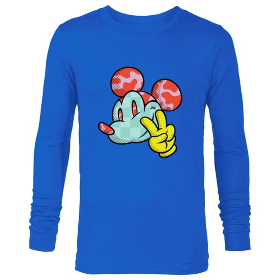 Disney Mickey Mouse Head and Hand Retro Pop Art - Long Sleeve T-Shirt ...